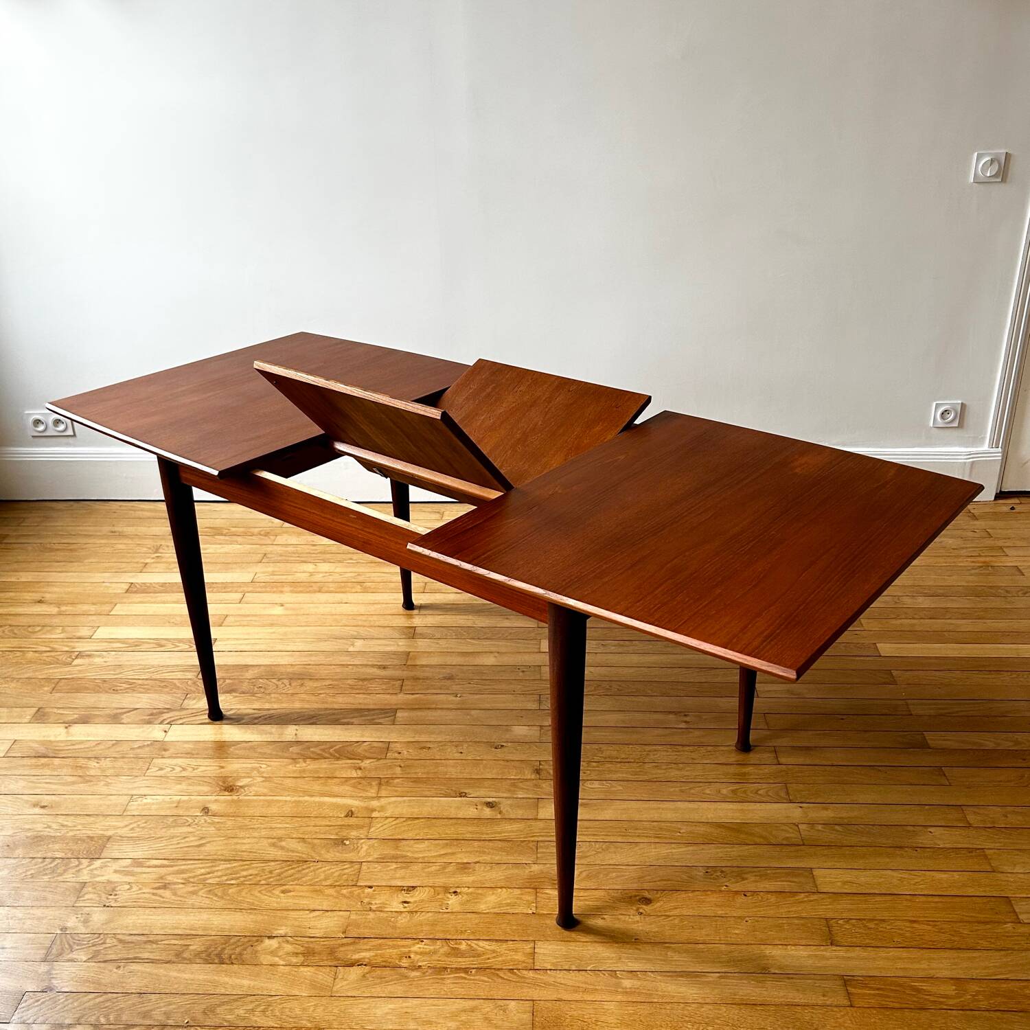 Table teck rallonge papillon | Selency