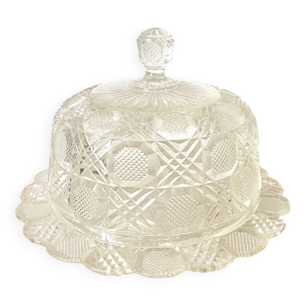 Cloche en verre et plat | Selency