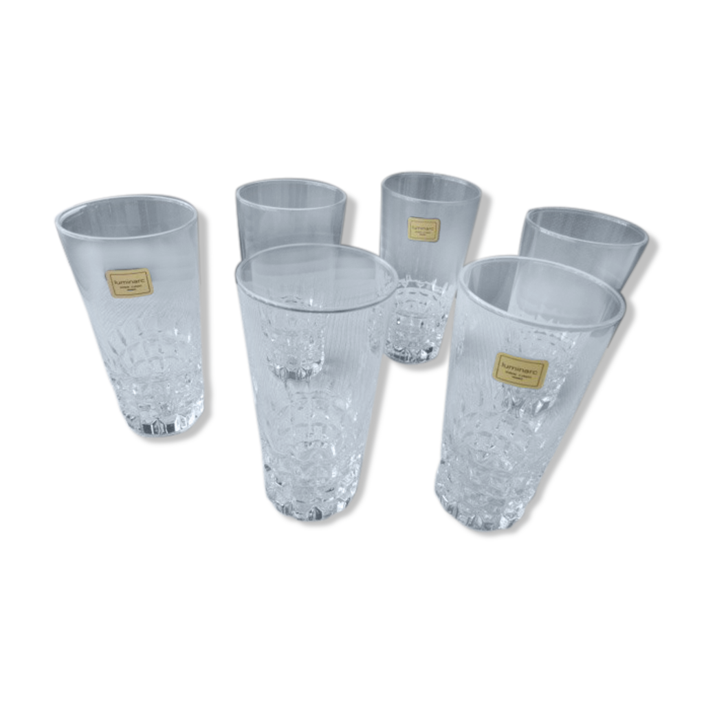 Set de 6 verres à apéritif porto , muscat , kir ou autre.. en verre ...