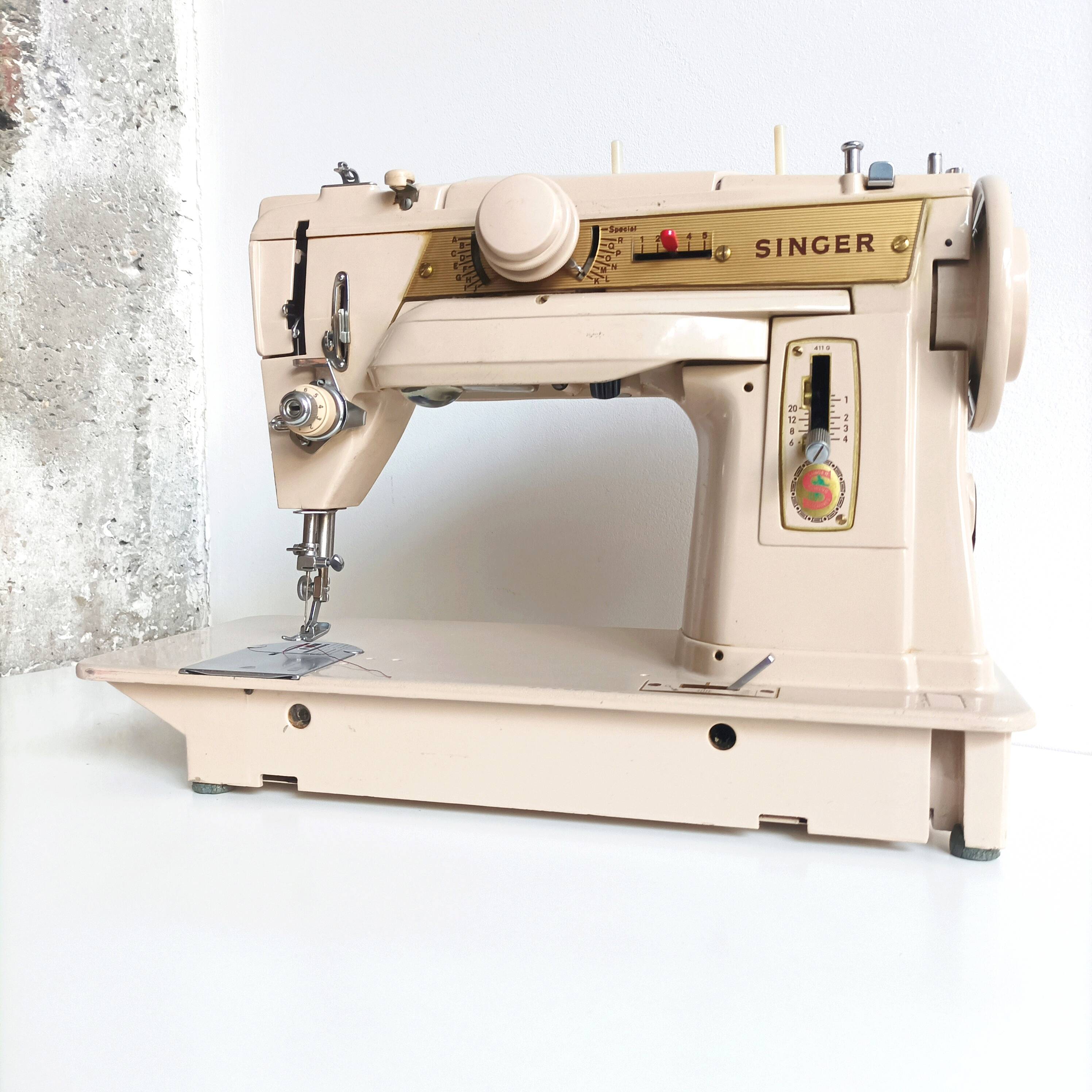 Machine à coudre Singer 411 G vintage 60s | Selency