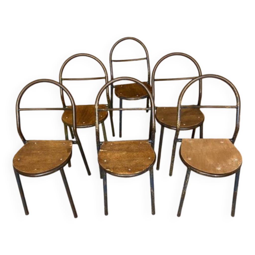 6 chaises vintage Mobilor | Selency