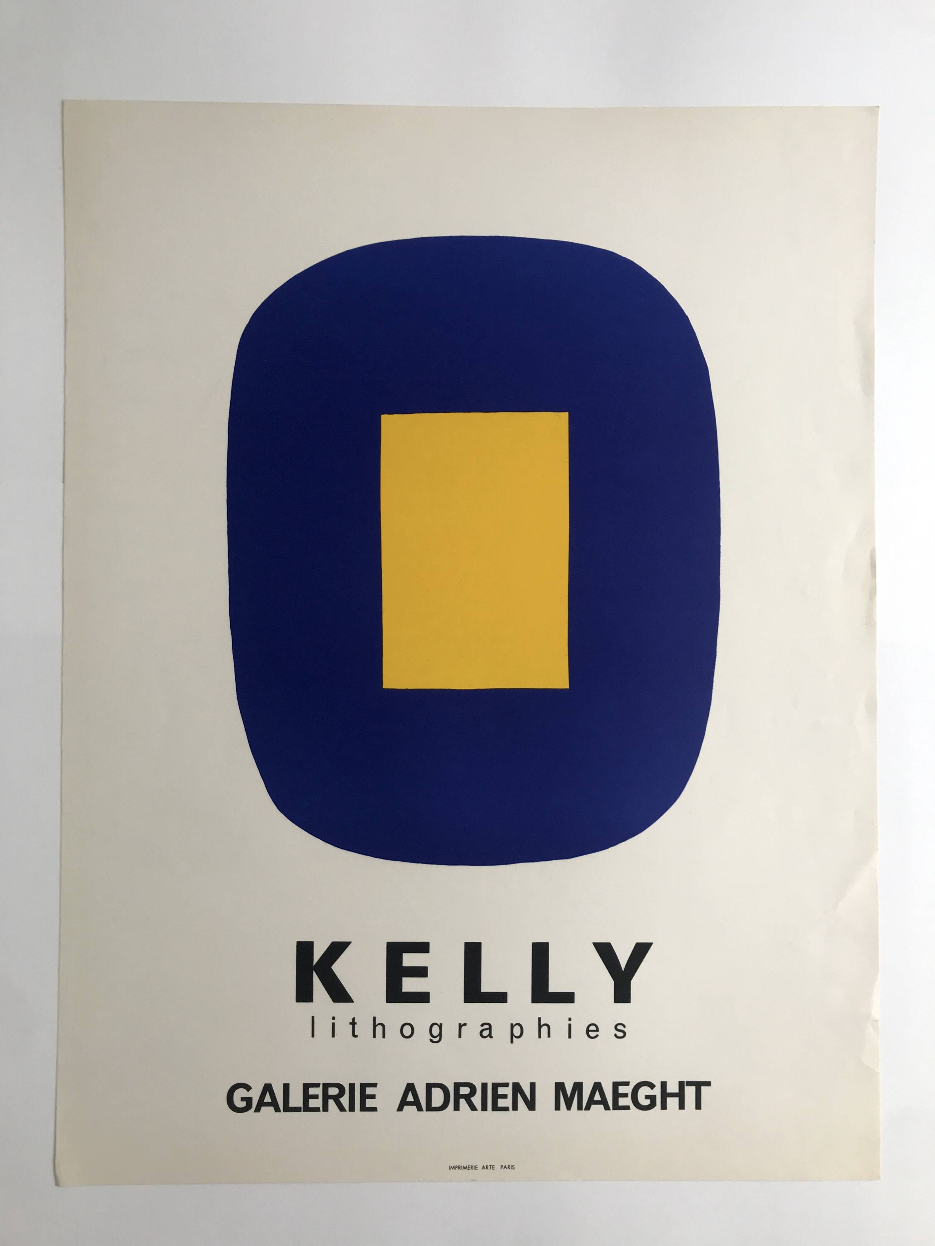 Ellsworth KELLY, Galerie Adrien Maeght, 1965. Original lithograph ...