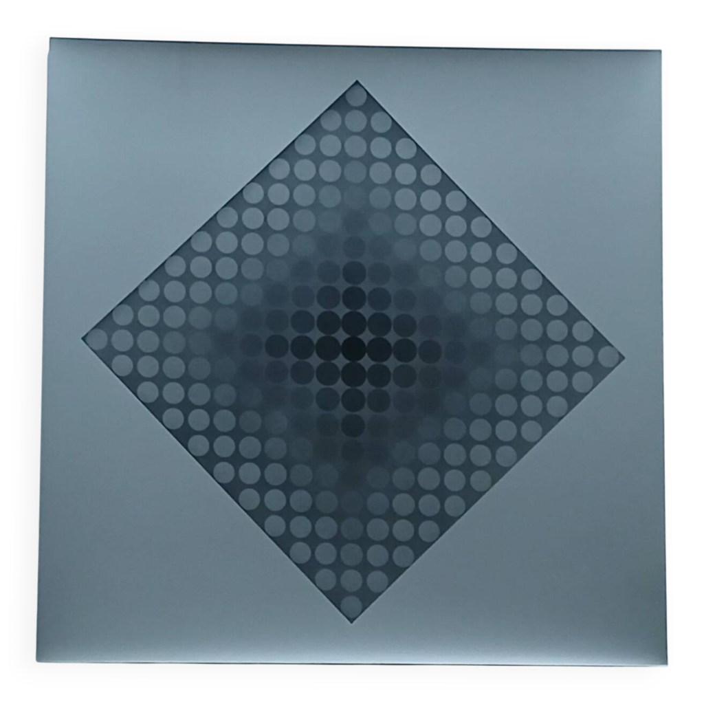 Sérigraphie Cinétique Victor Vasarely - Éditions du Griffon 1970 - Op ...