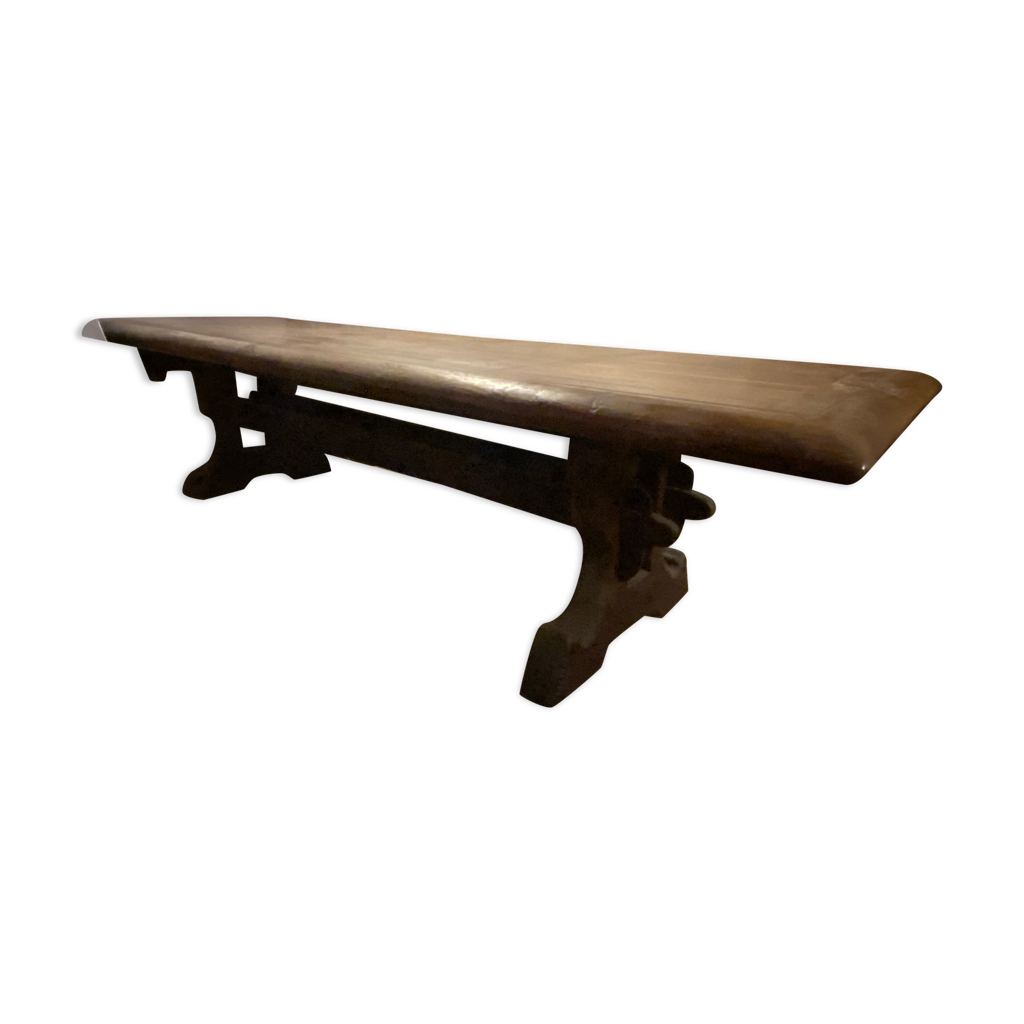 Table monastère en chêne massif 3 m | Selency