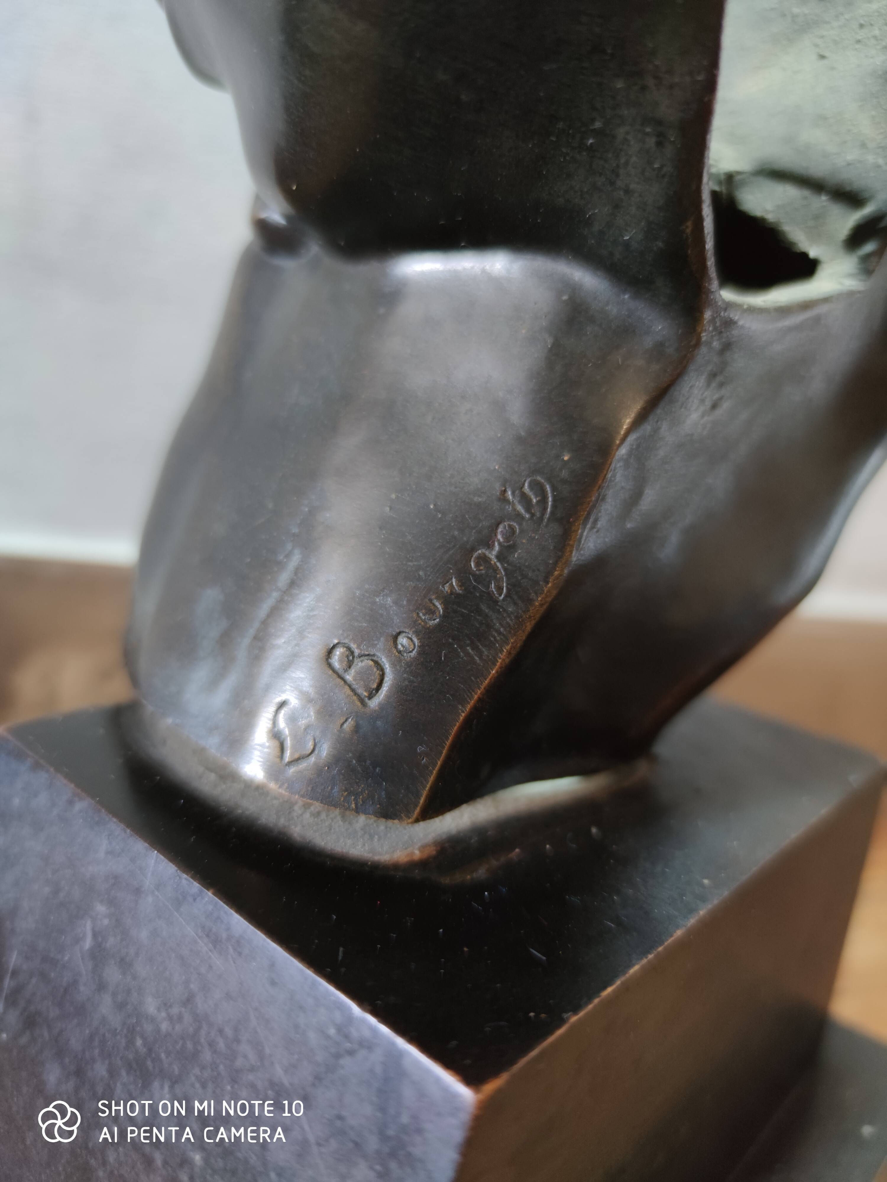 Sculpture bronze de Eugène Bourgoin, 1920 | Selency