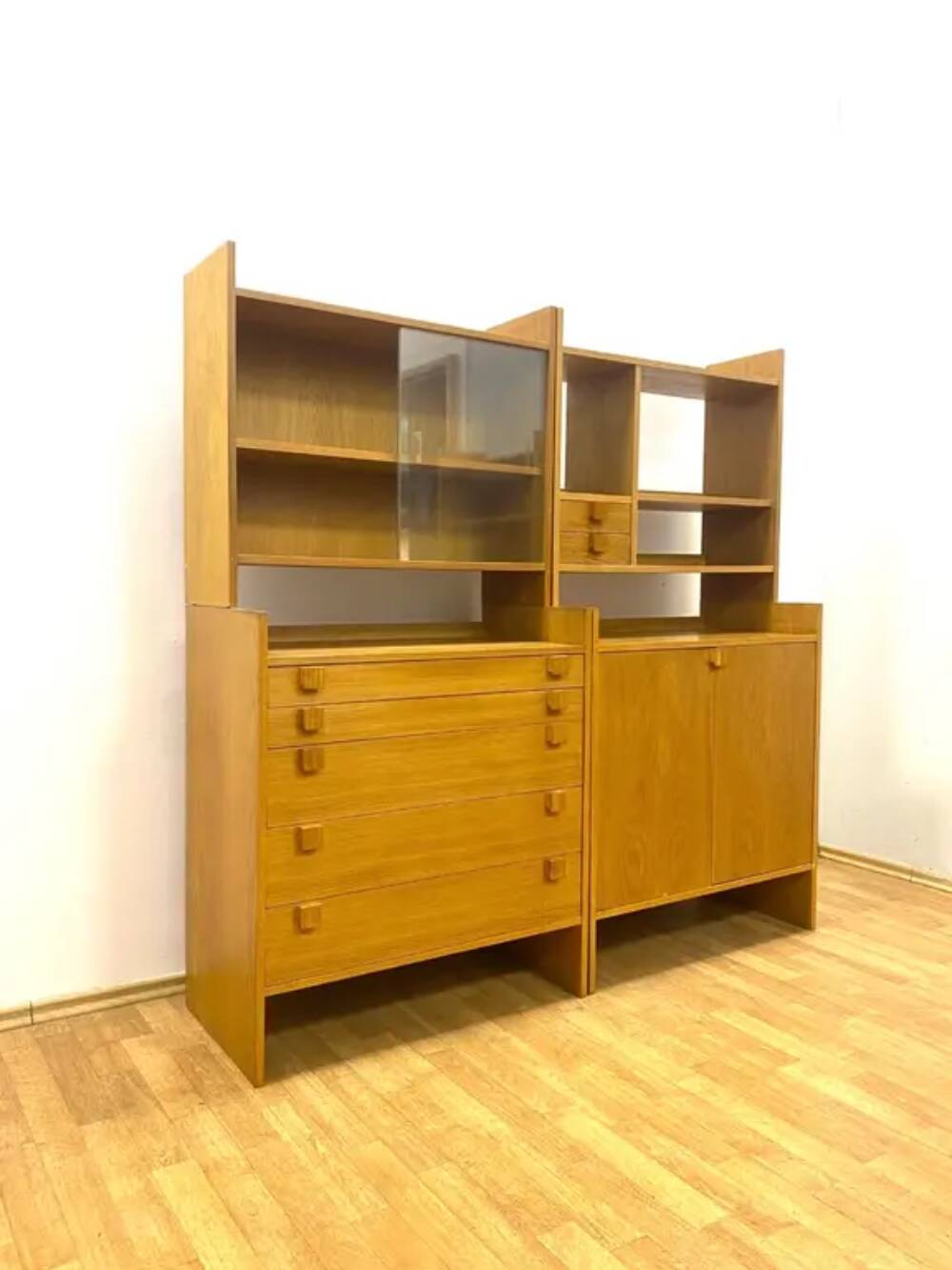Modular Chest of Drawers with Extension, ÚLUV (Krásná Jizba), 1960s ...