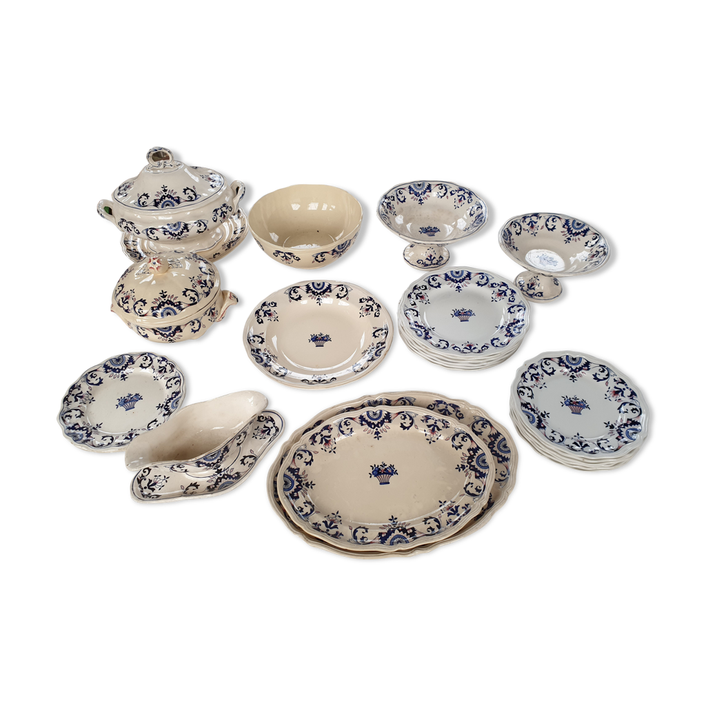 Service assiettes et plats Longchamp rouennais France | Selency