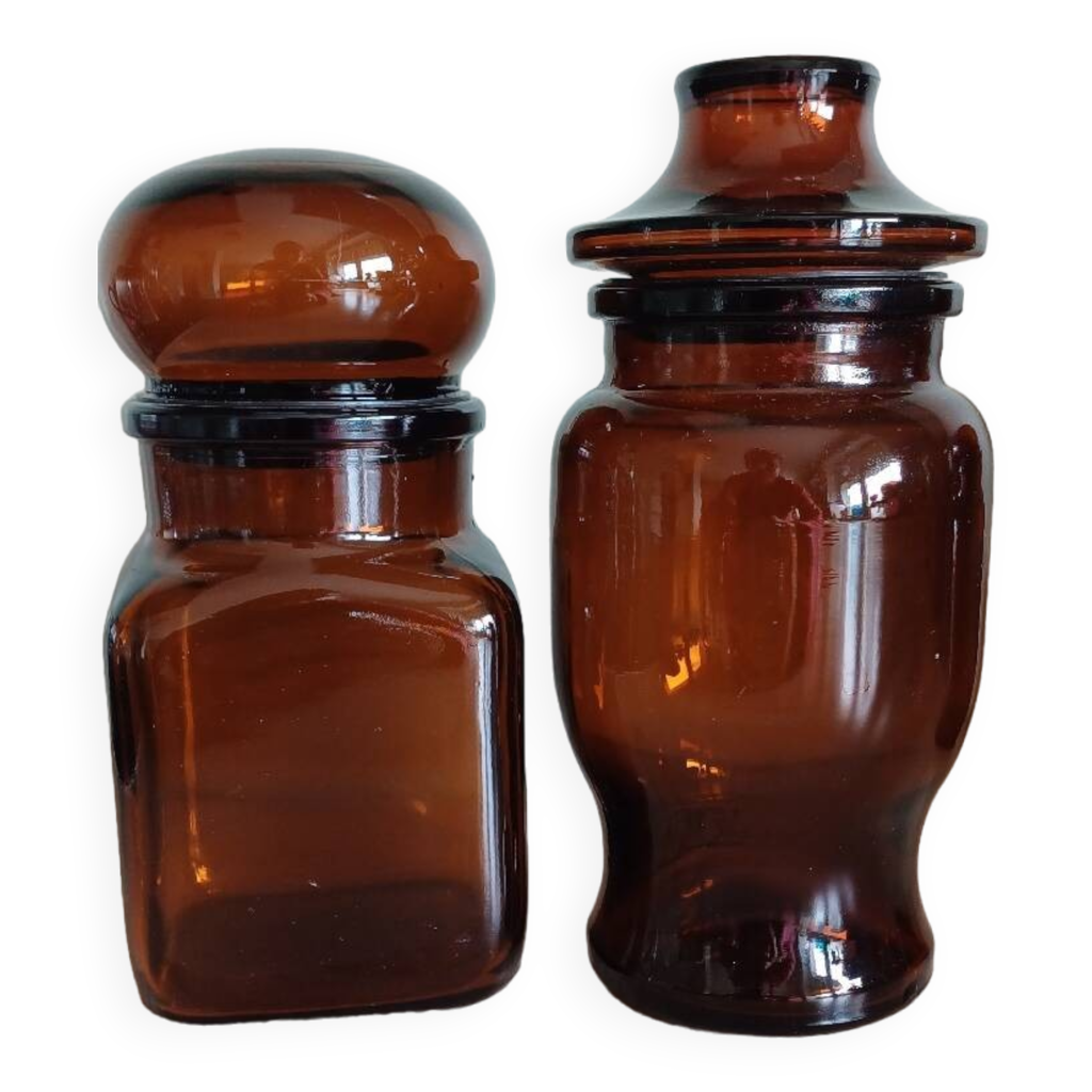 Pot Lever et Ariel ambrés | Selency