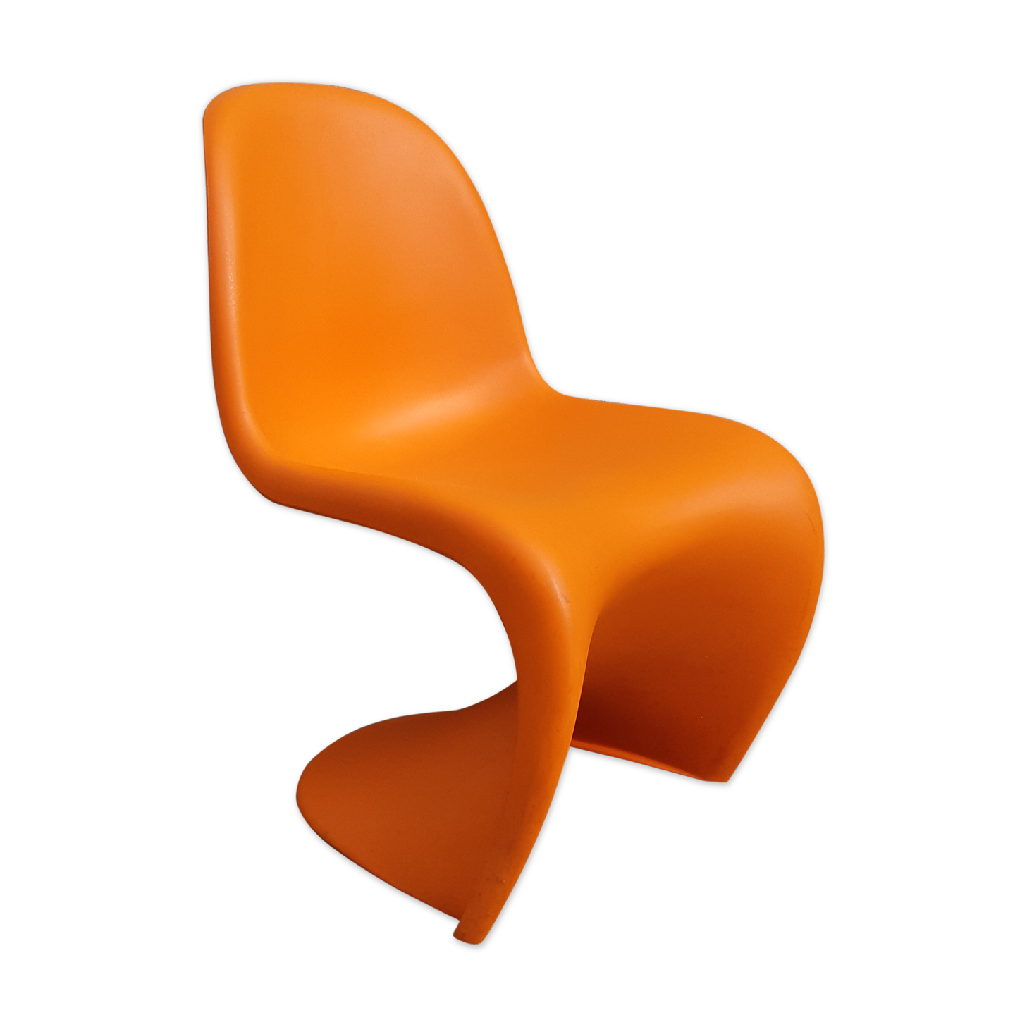 Panton Chair orange par Verner Panton pour Vitra | Selency