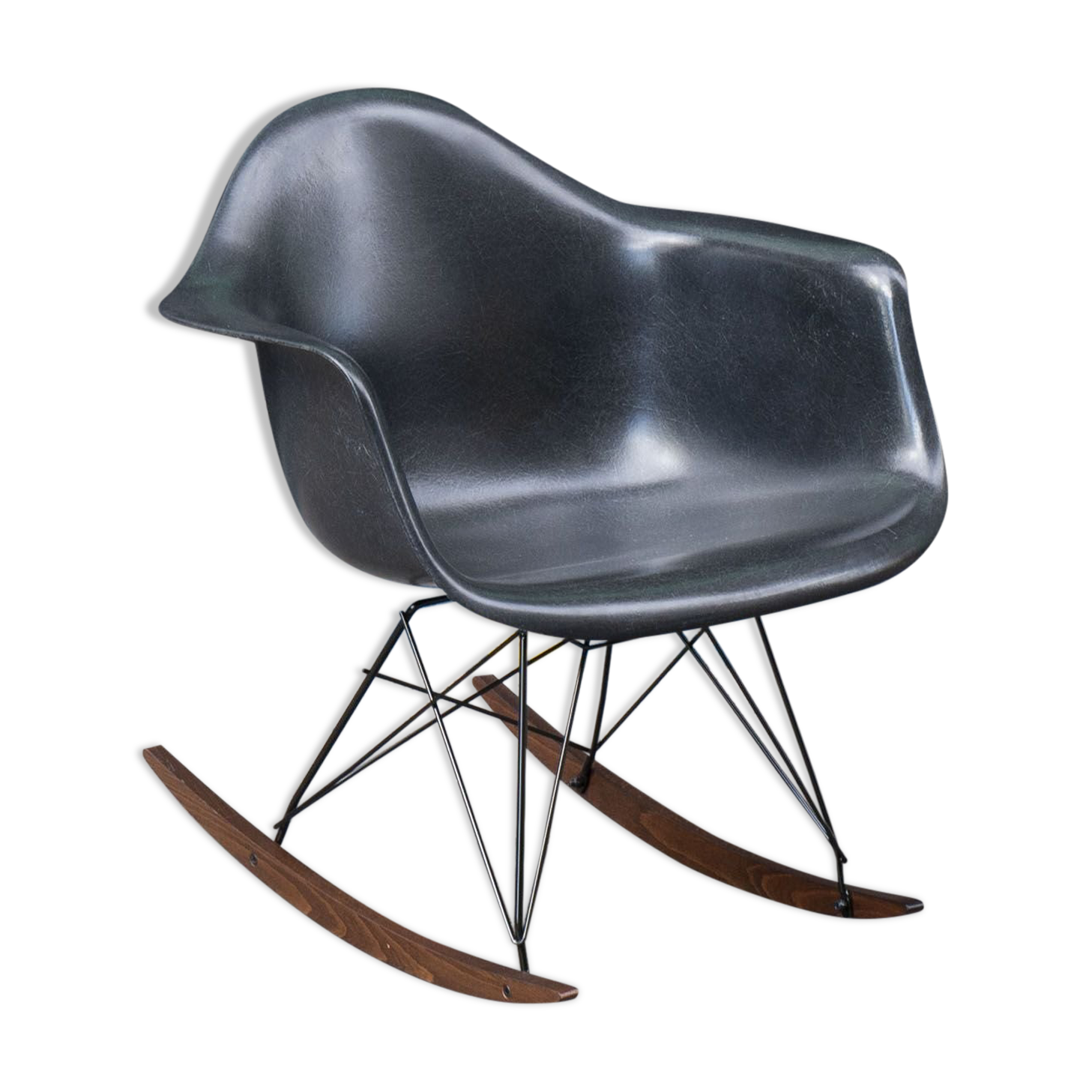 Rocking chair Elephant Grey de Charles & Ray Eames - Herman Miller ...