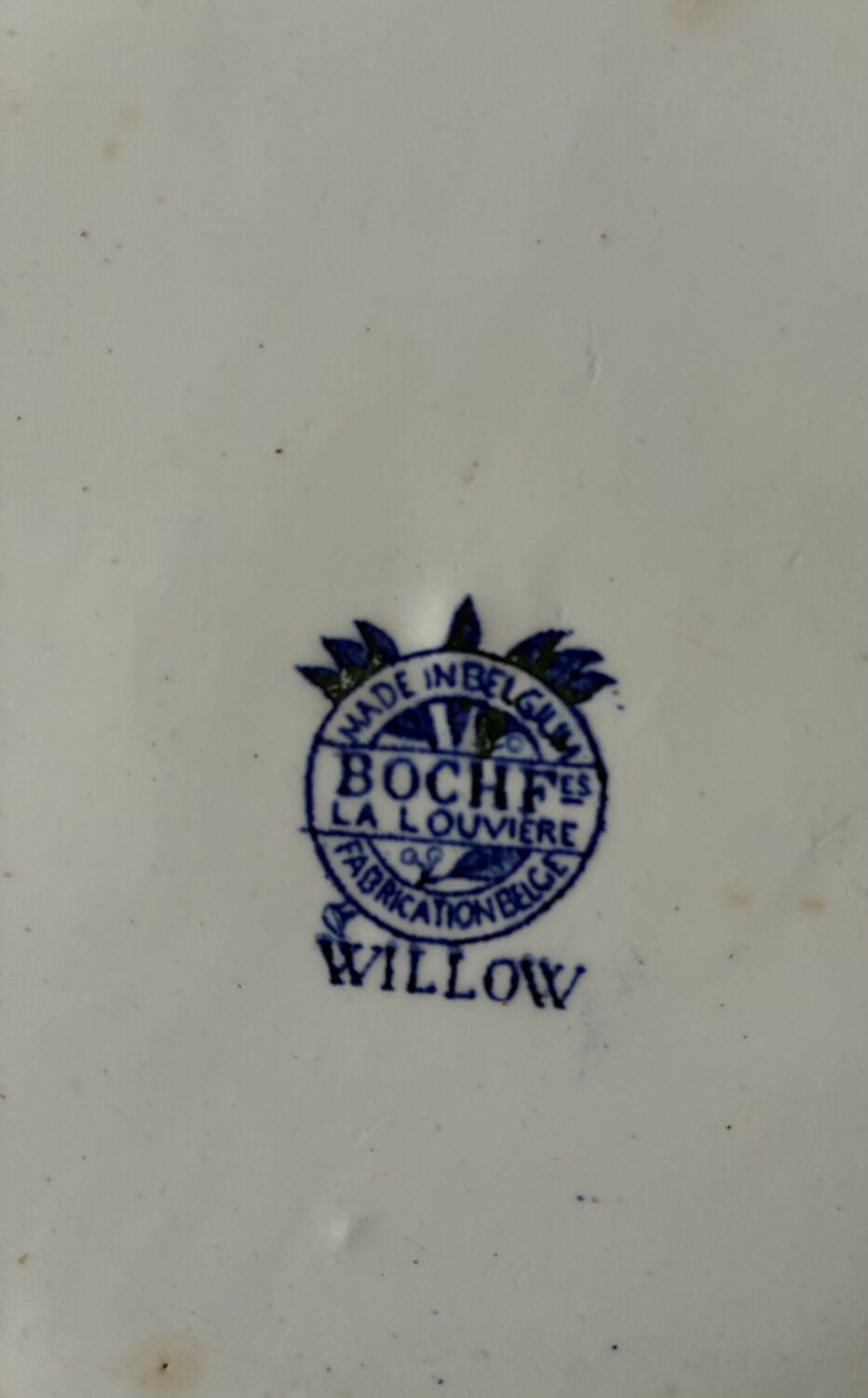 Plat en faïence belge Boch La Louvière | Selency