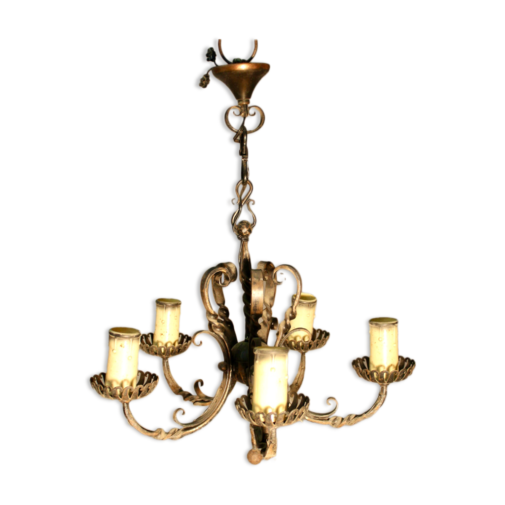 Lustre En Fer Forg