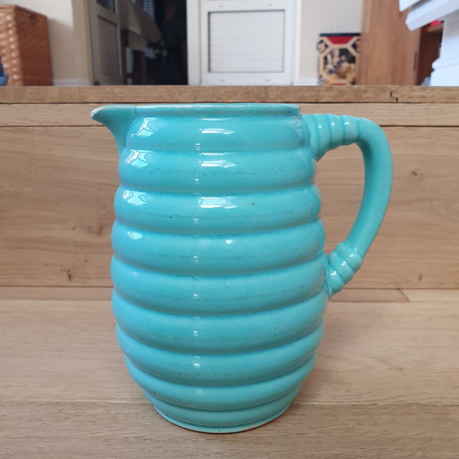 Pichet bleu en céramique | Selency