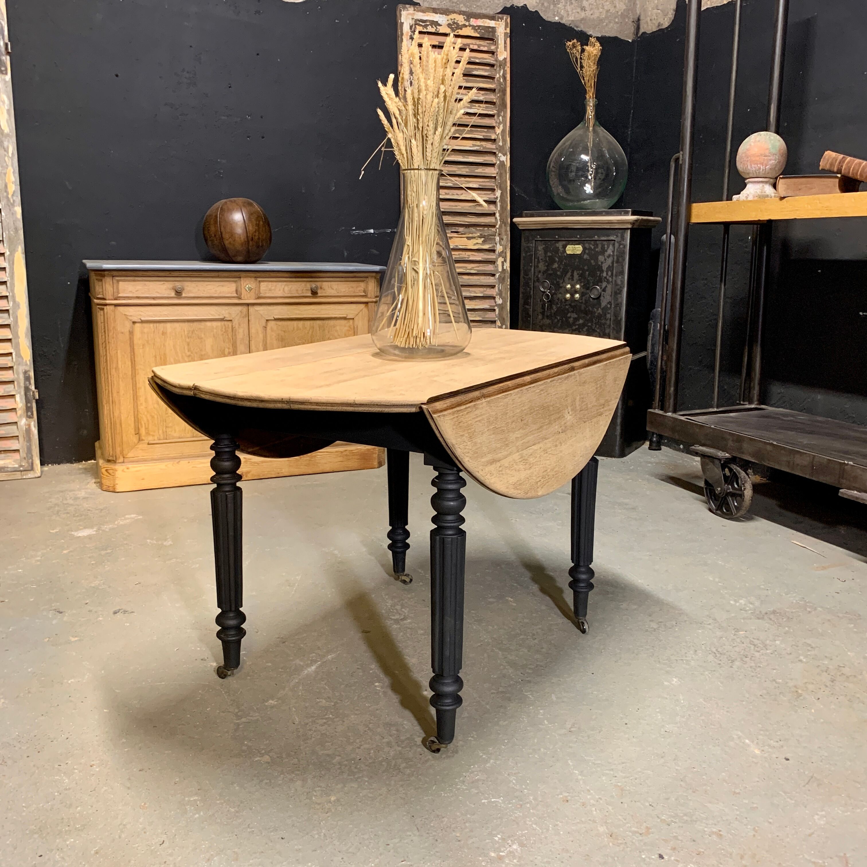 Table à volets en chêne | Selency