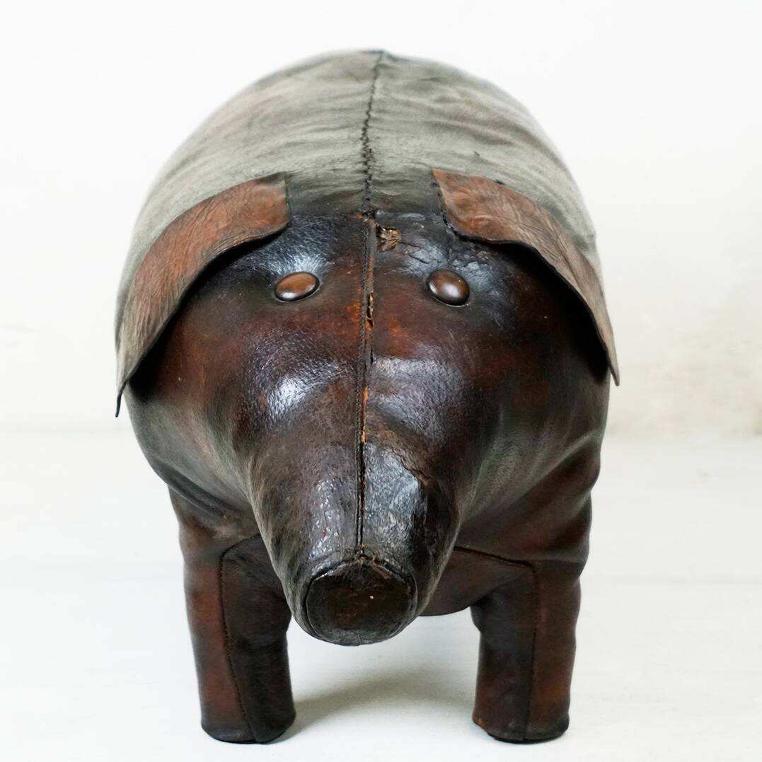 Dimitri Omersa Leather Pig | Selency