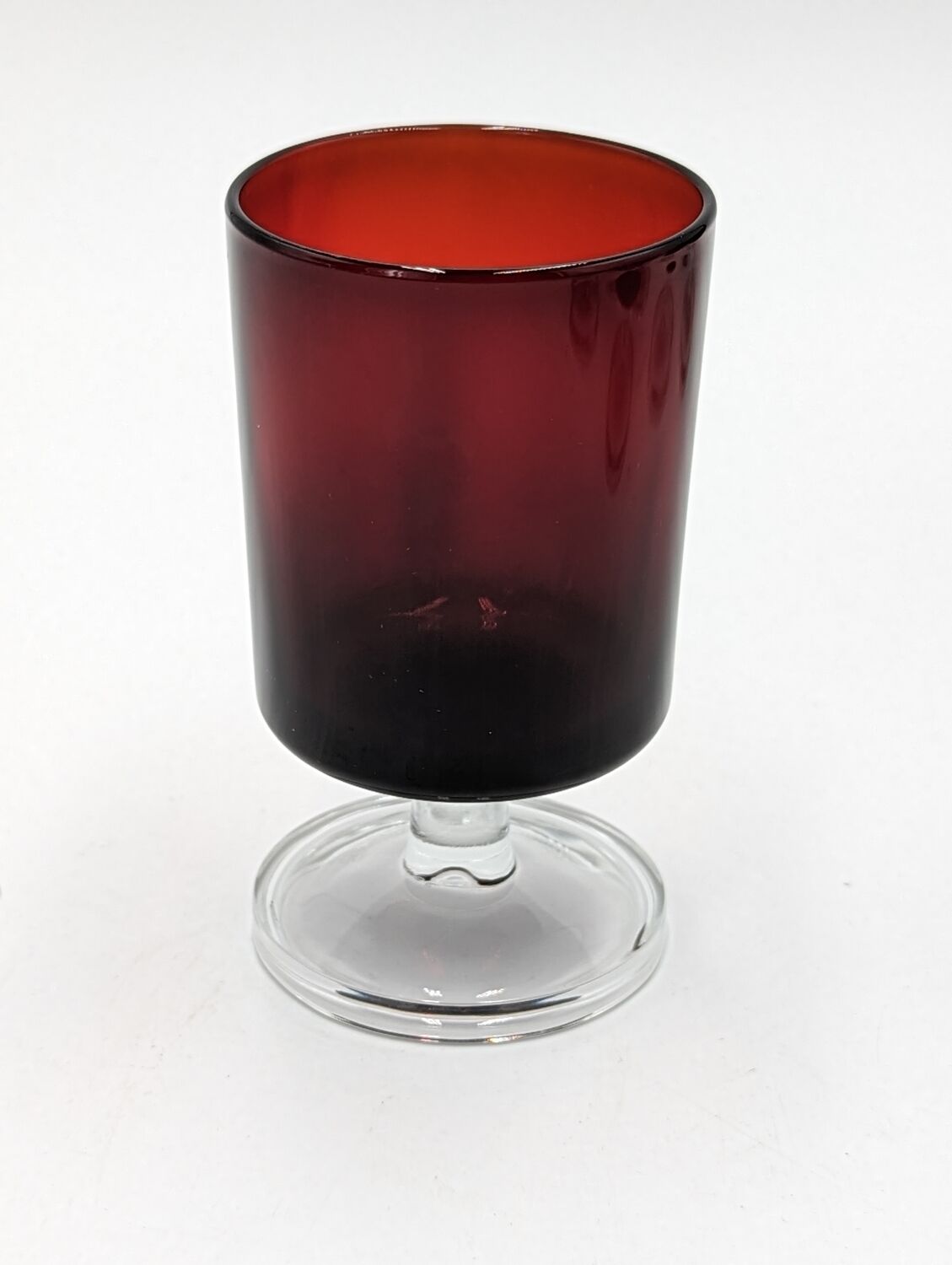 9 verres vintage en verre rouge | Selency