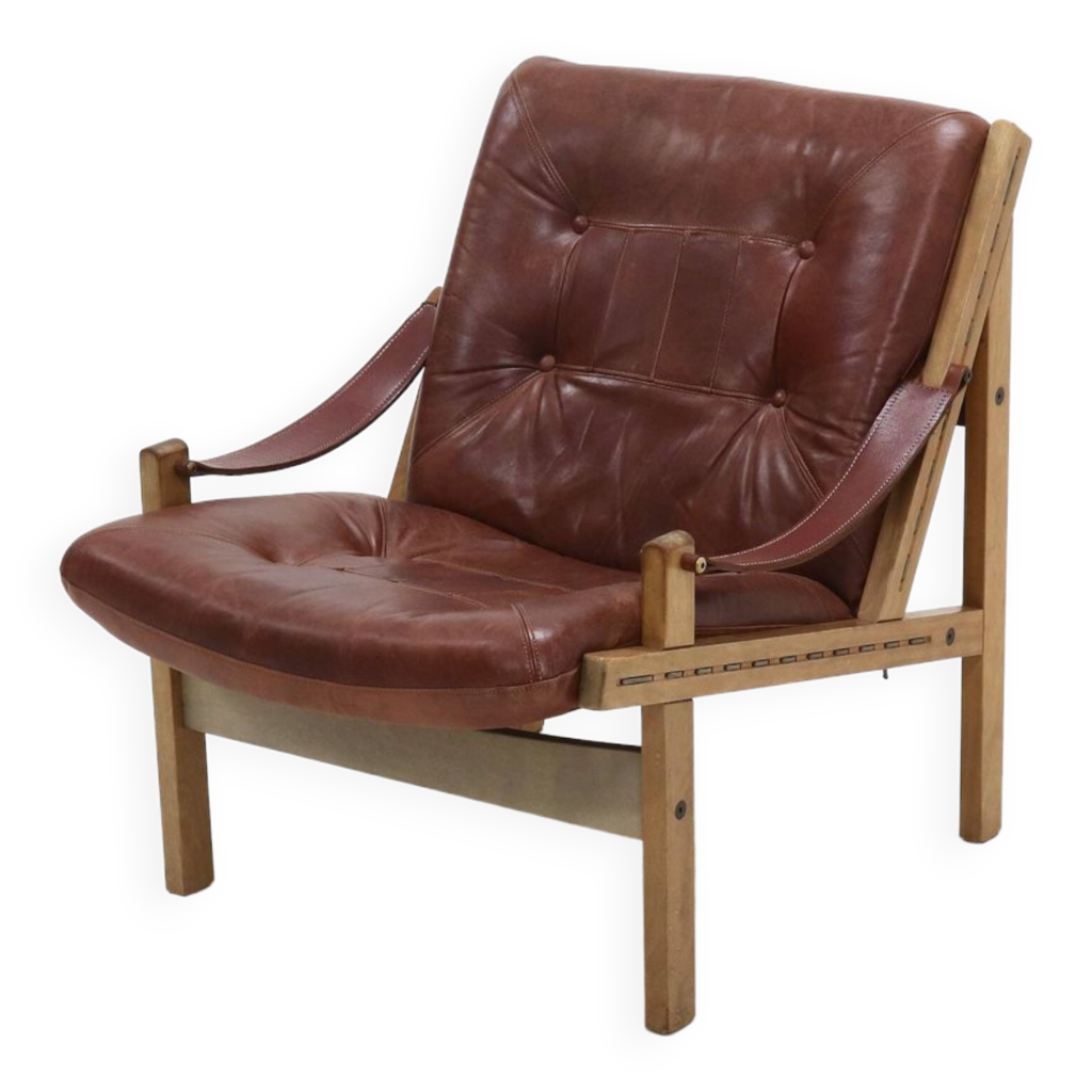 Chaise Hunter Safari par Torbjørn Afdal pour Bruksbo 1960 | Selency
