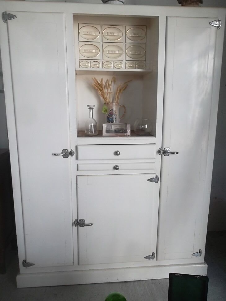 Ancien buffet épicier vintage avec pots à épices | Selency