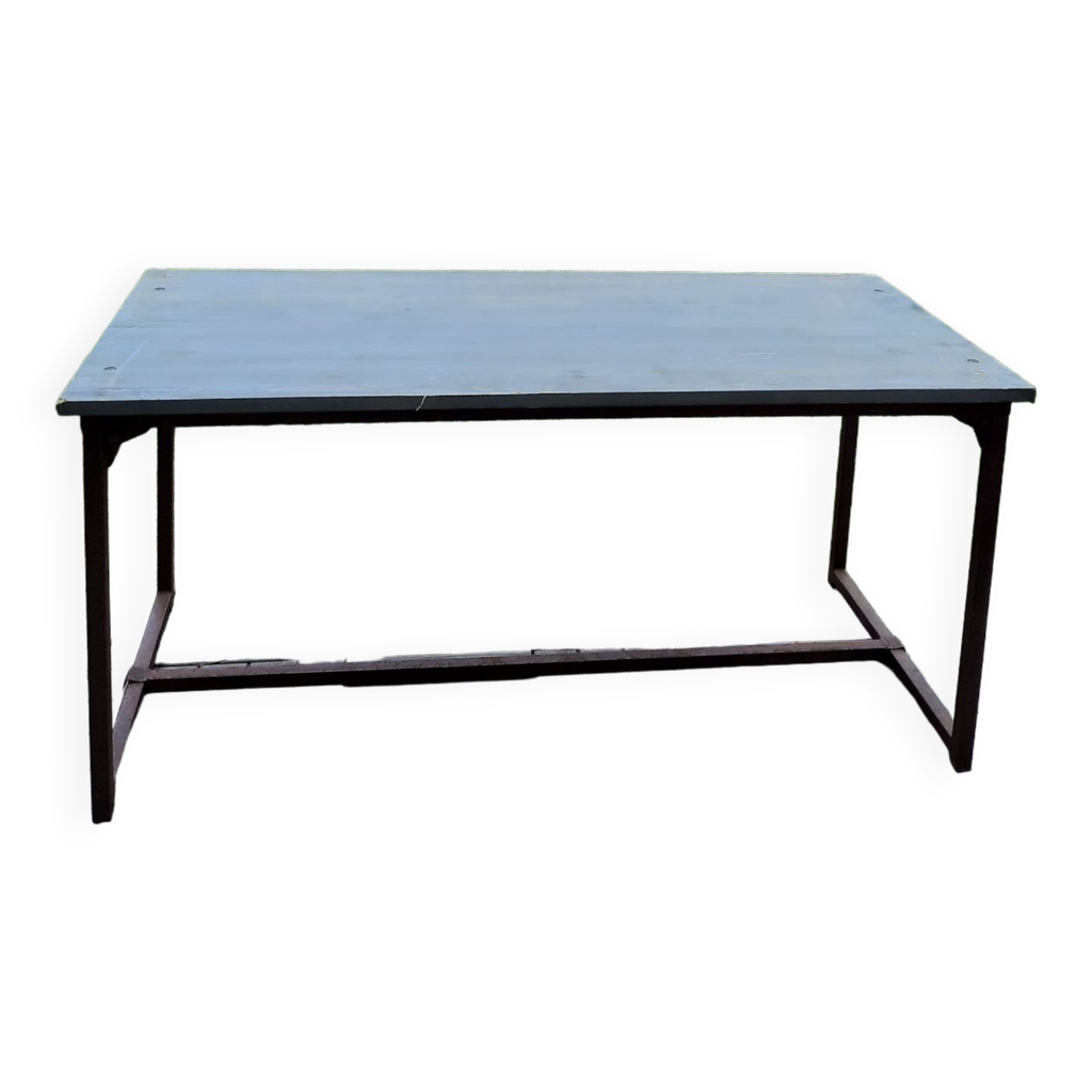 Folding industrial table | Selency