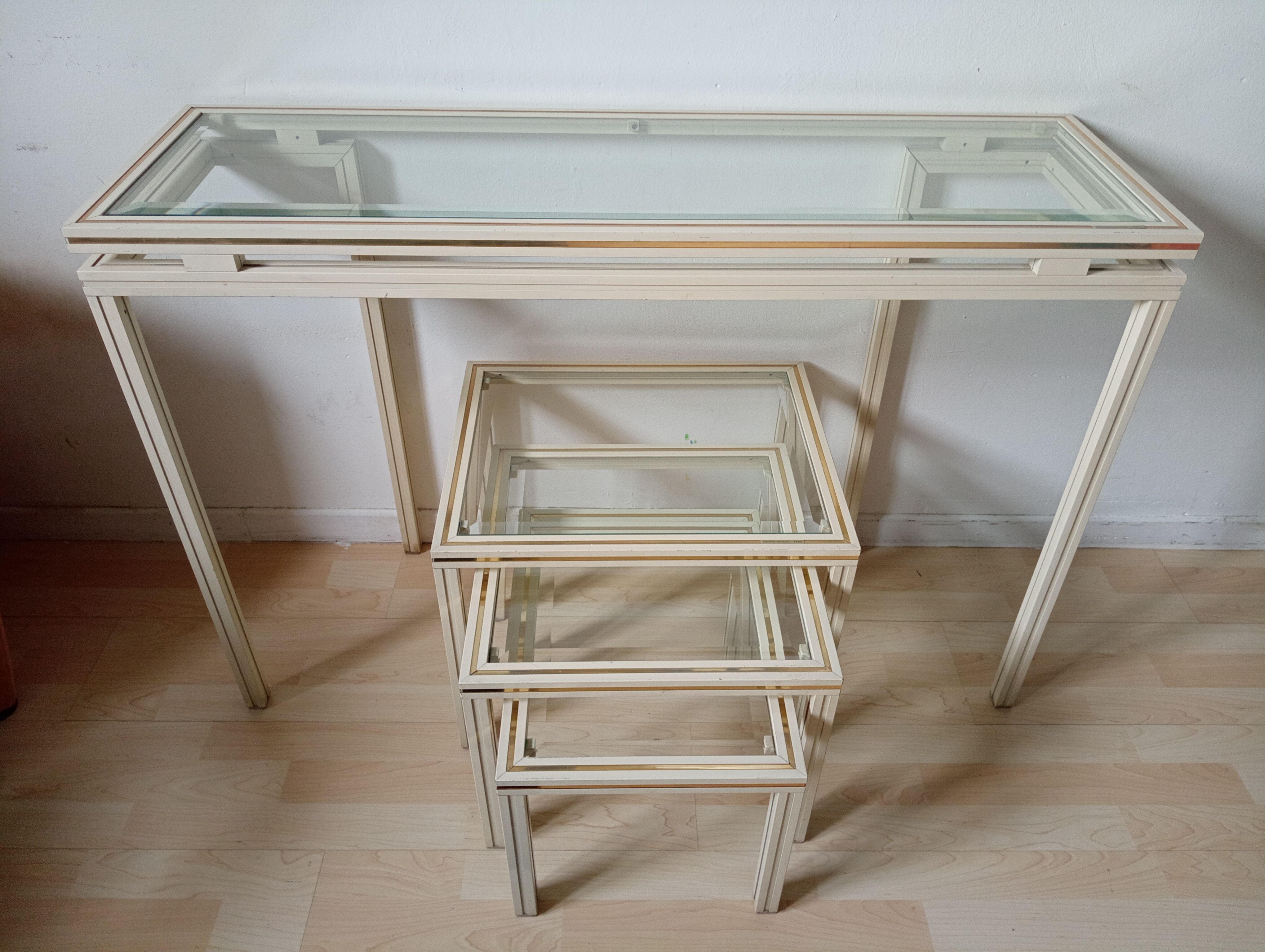 Console et tables gigognes de Pierre Vandel | Selency