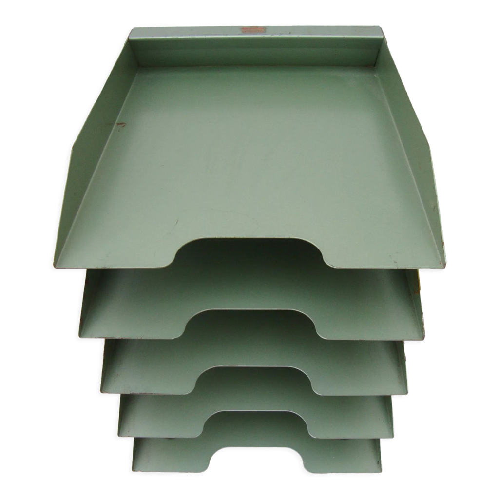 Casier à courrier de bureau design industriel métallique | Selency