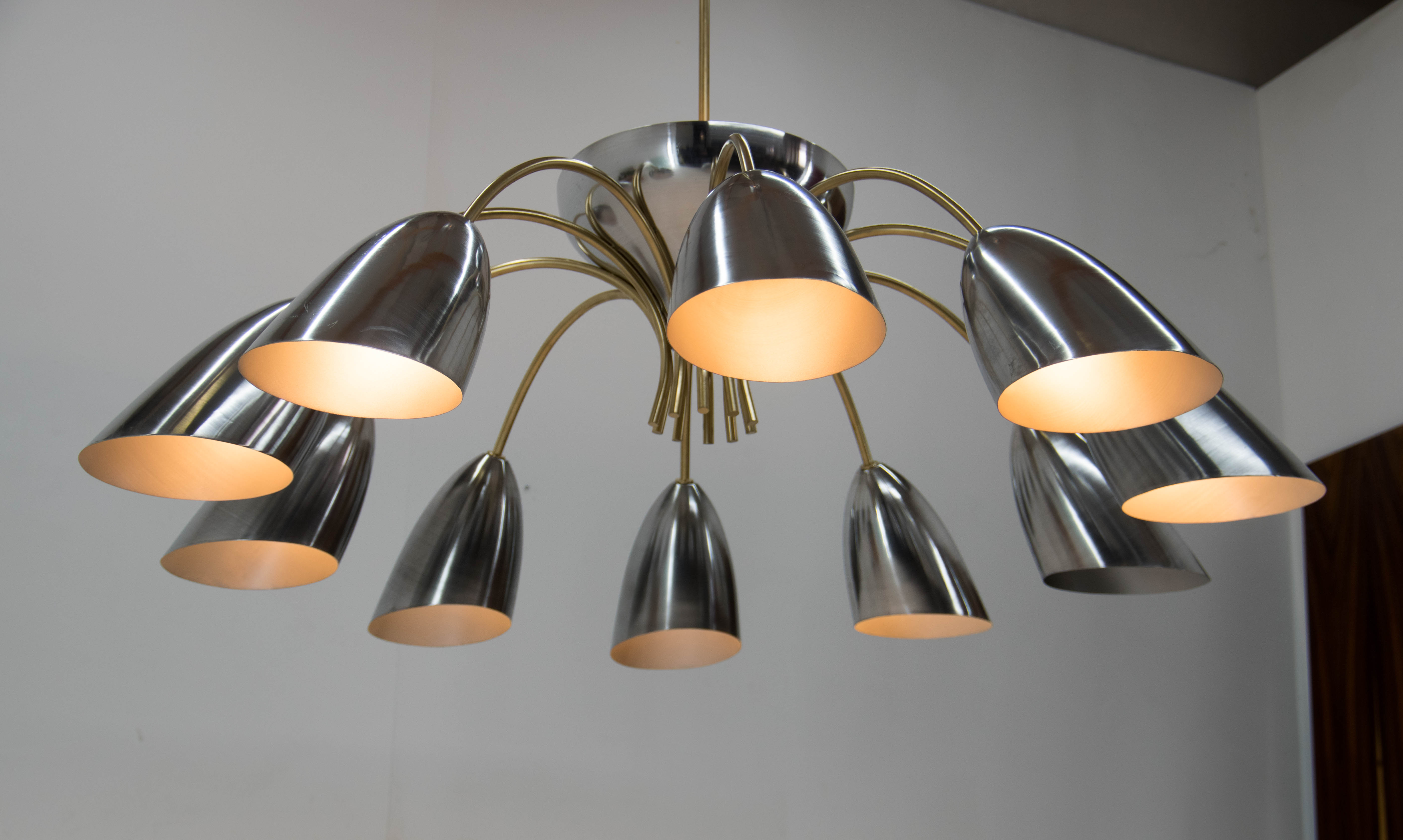 Huge space age chandelier, 1960 | Selency
