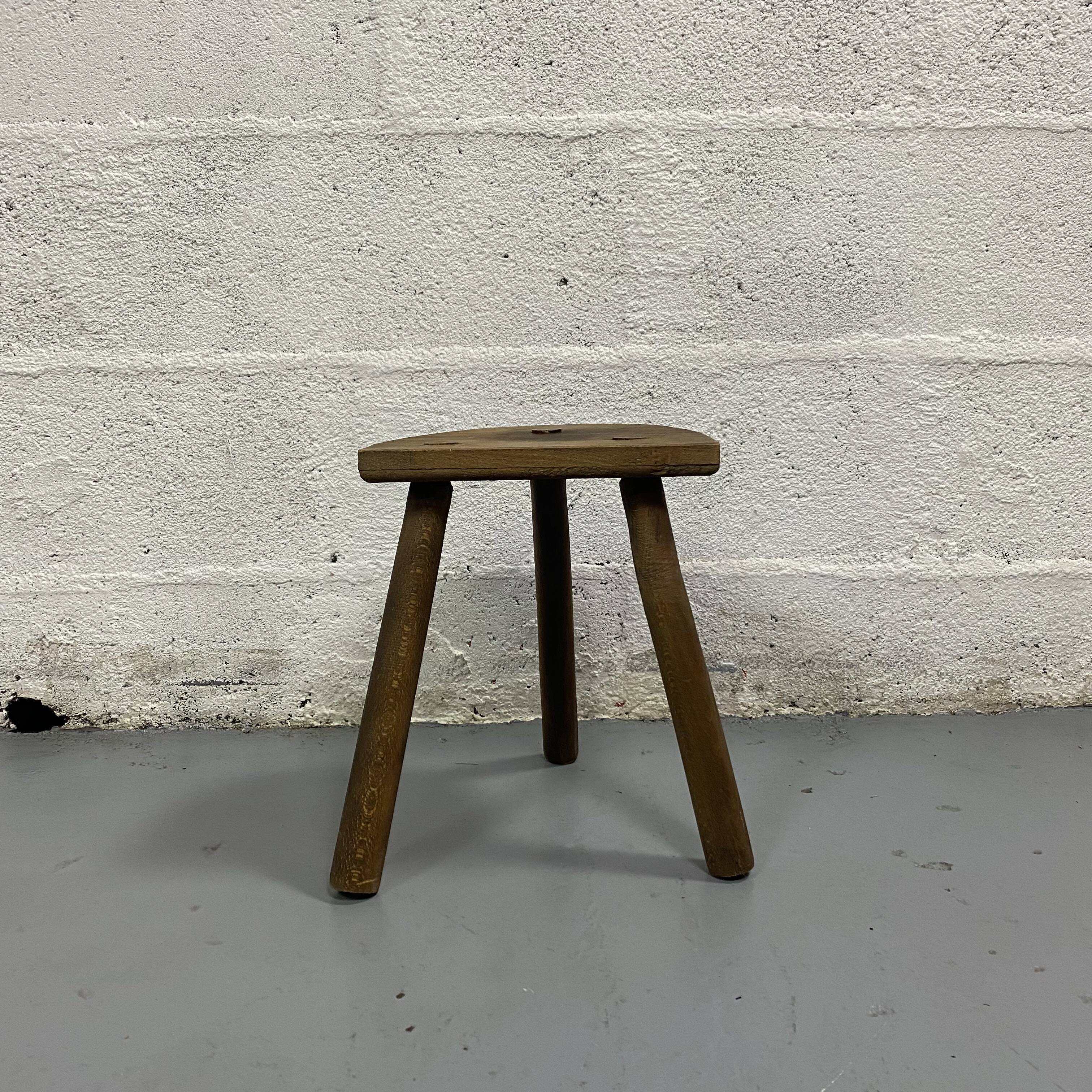 Tabouret tripode en bois | Selency