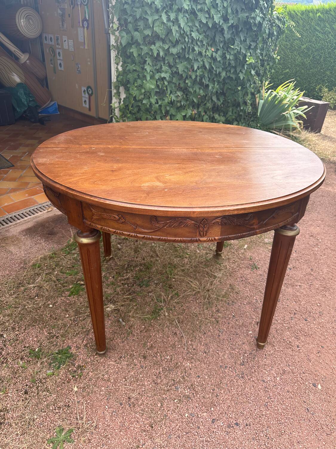 Table ronde extensible vintage | Selency