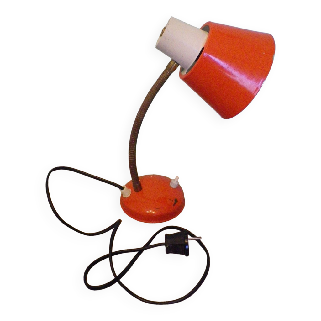 Lampe à poser inclinable en métal, années 70 | Selency