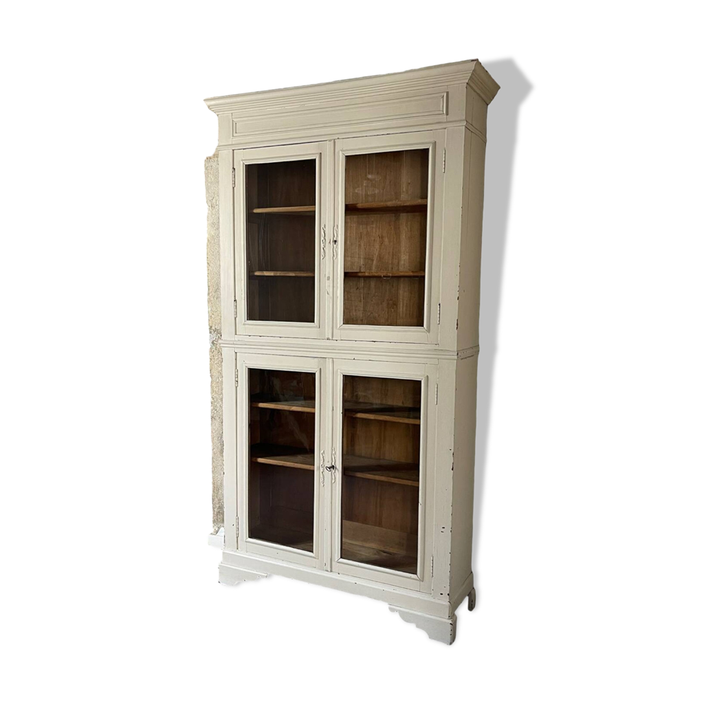 Vitrine ancienne blanche | Selency