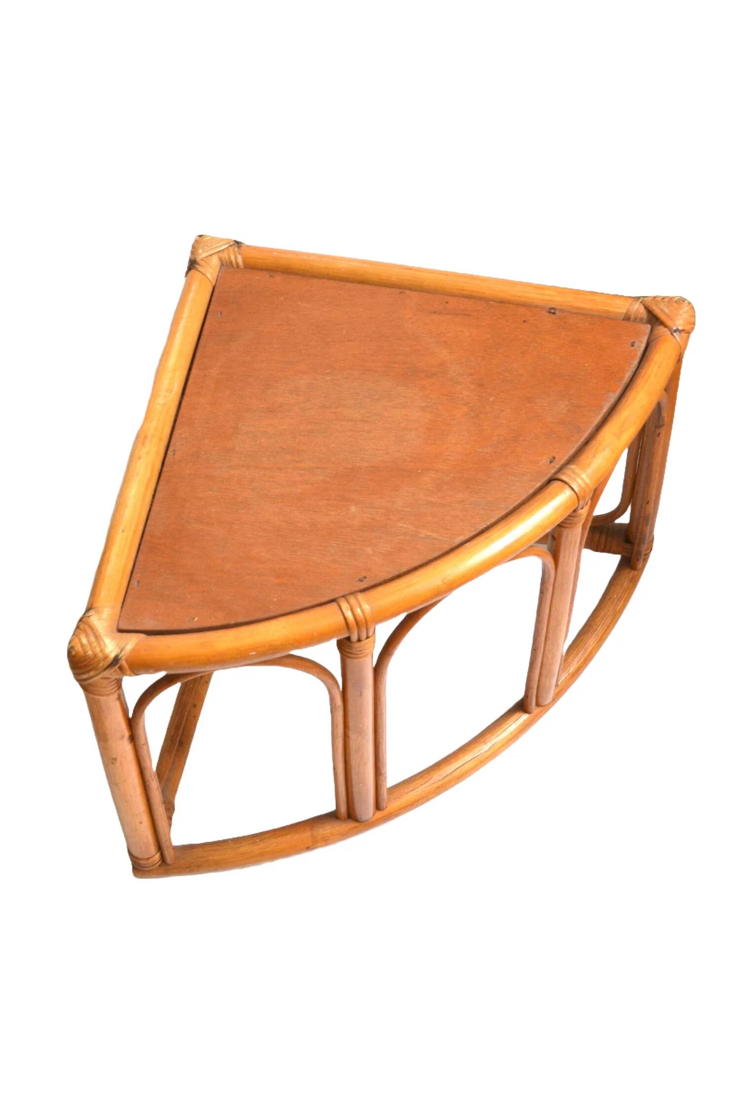 Meuble d'angle en rotin | Selency