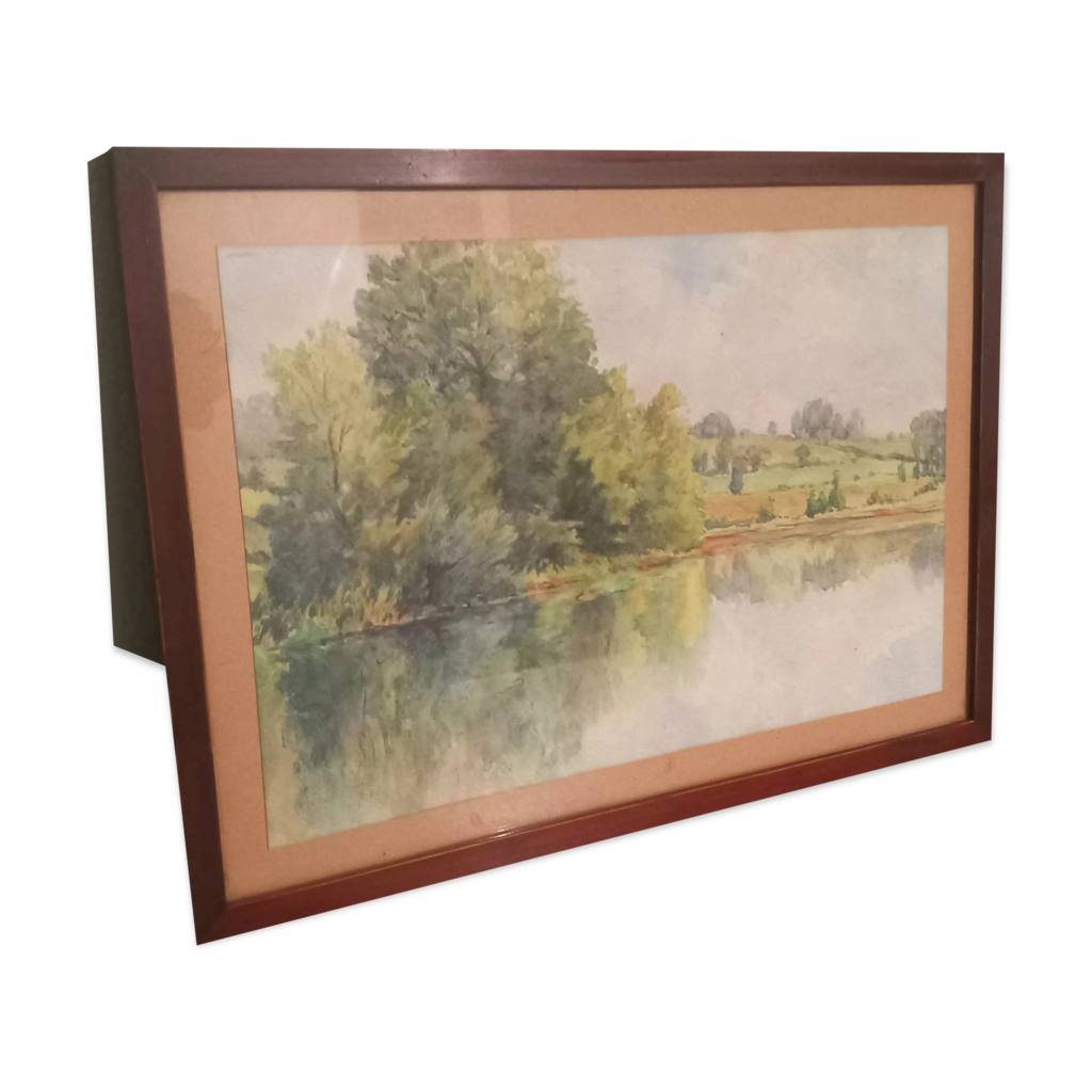 Tableau ancien-paysage | Selency