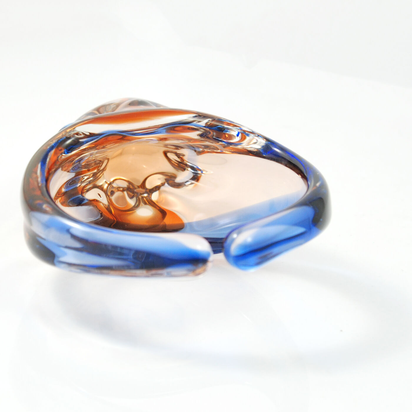 Vase « Niagara » conçu par Karel Zemek Mstisov Moser Sklo années 1960 ...