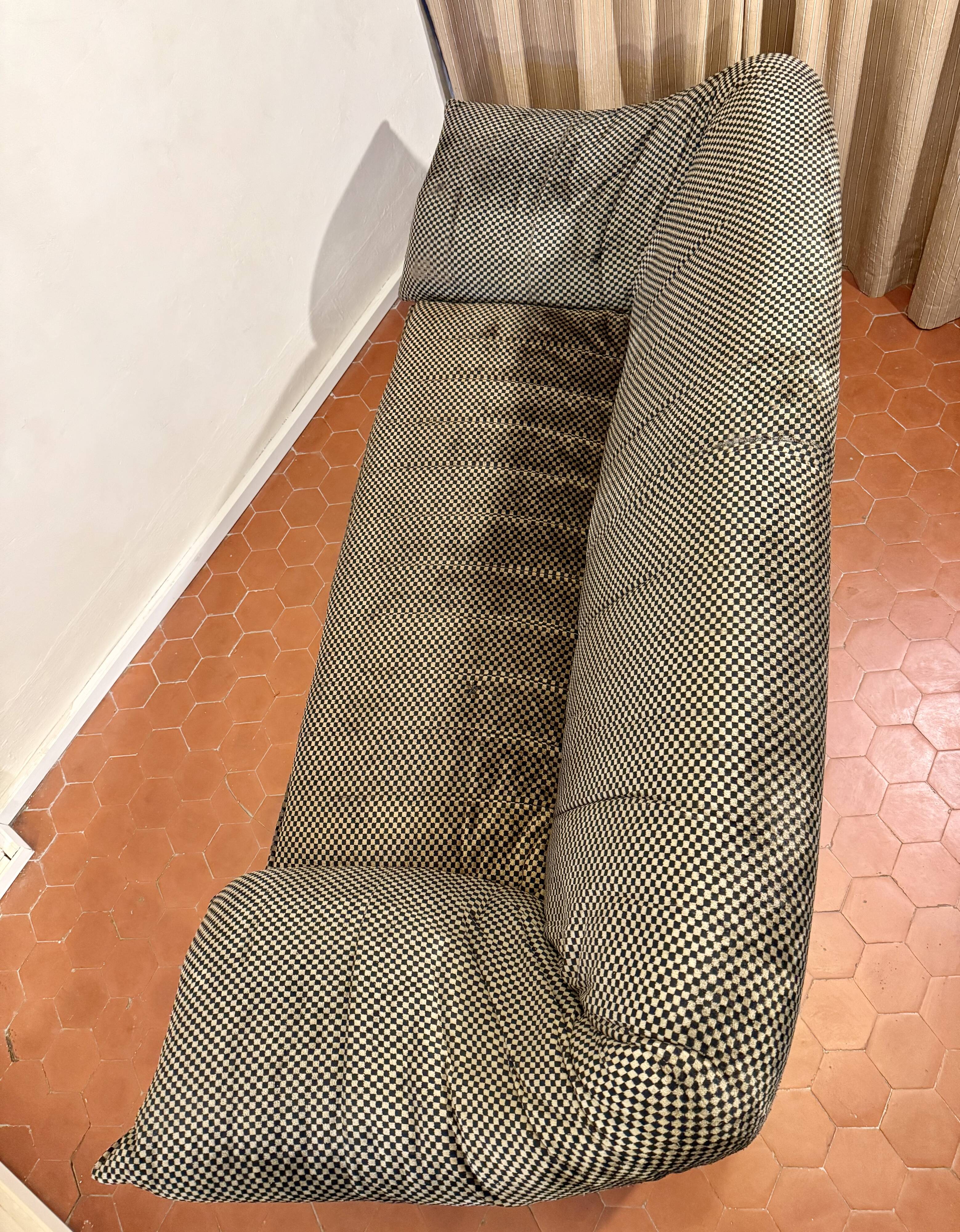 Canapé 2 places attribué à "Le Stelle" par Mario Bellini années 1980 ...