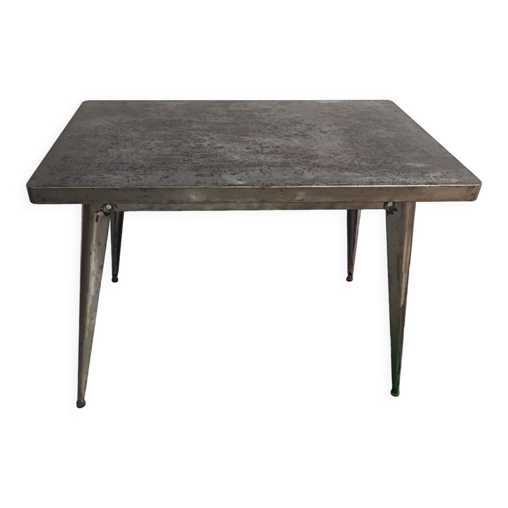 Table Tolix 55 par Xavier Pauchard années 1950 | Selency
