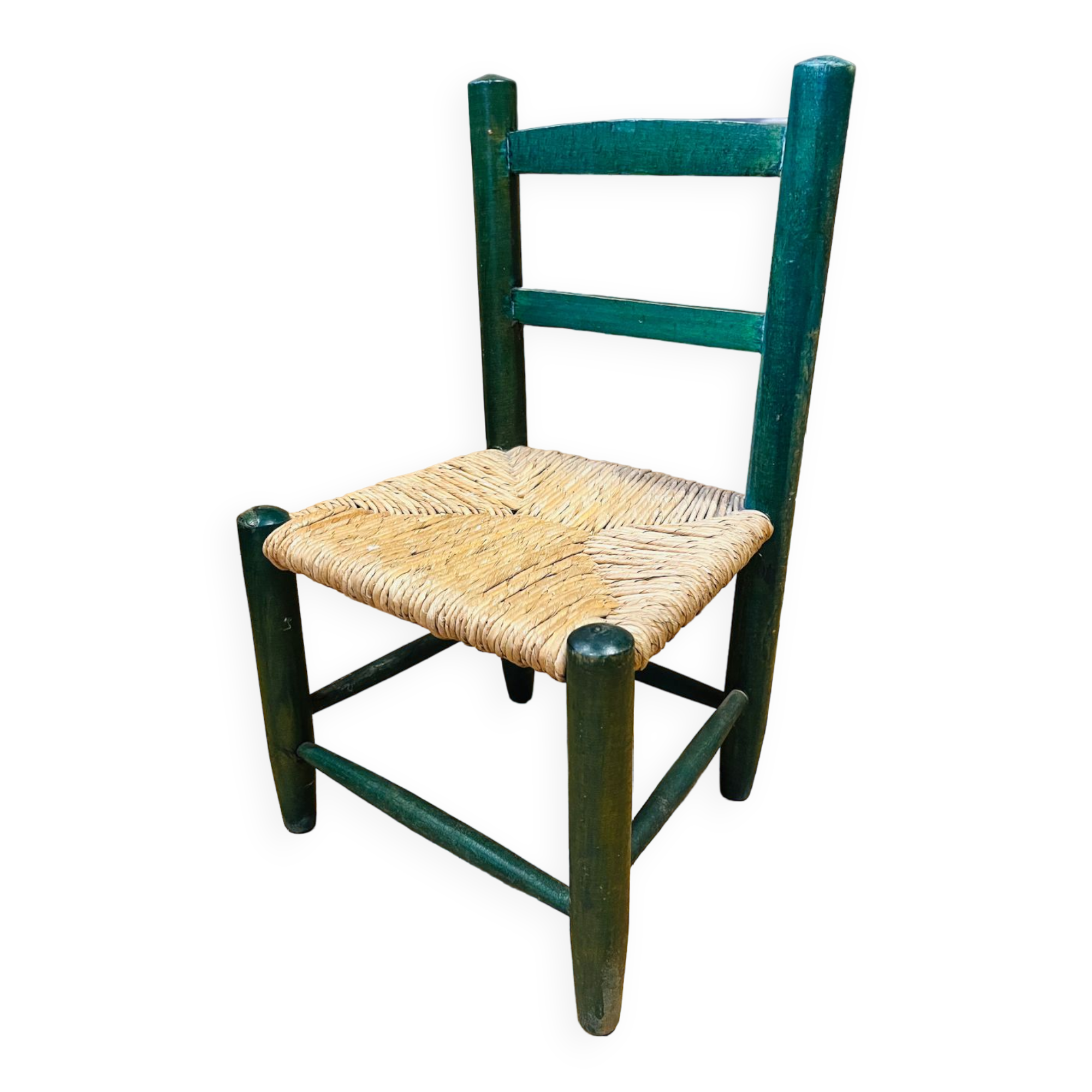 Chaise enfant assise paille | Selency