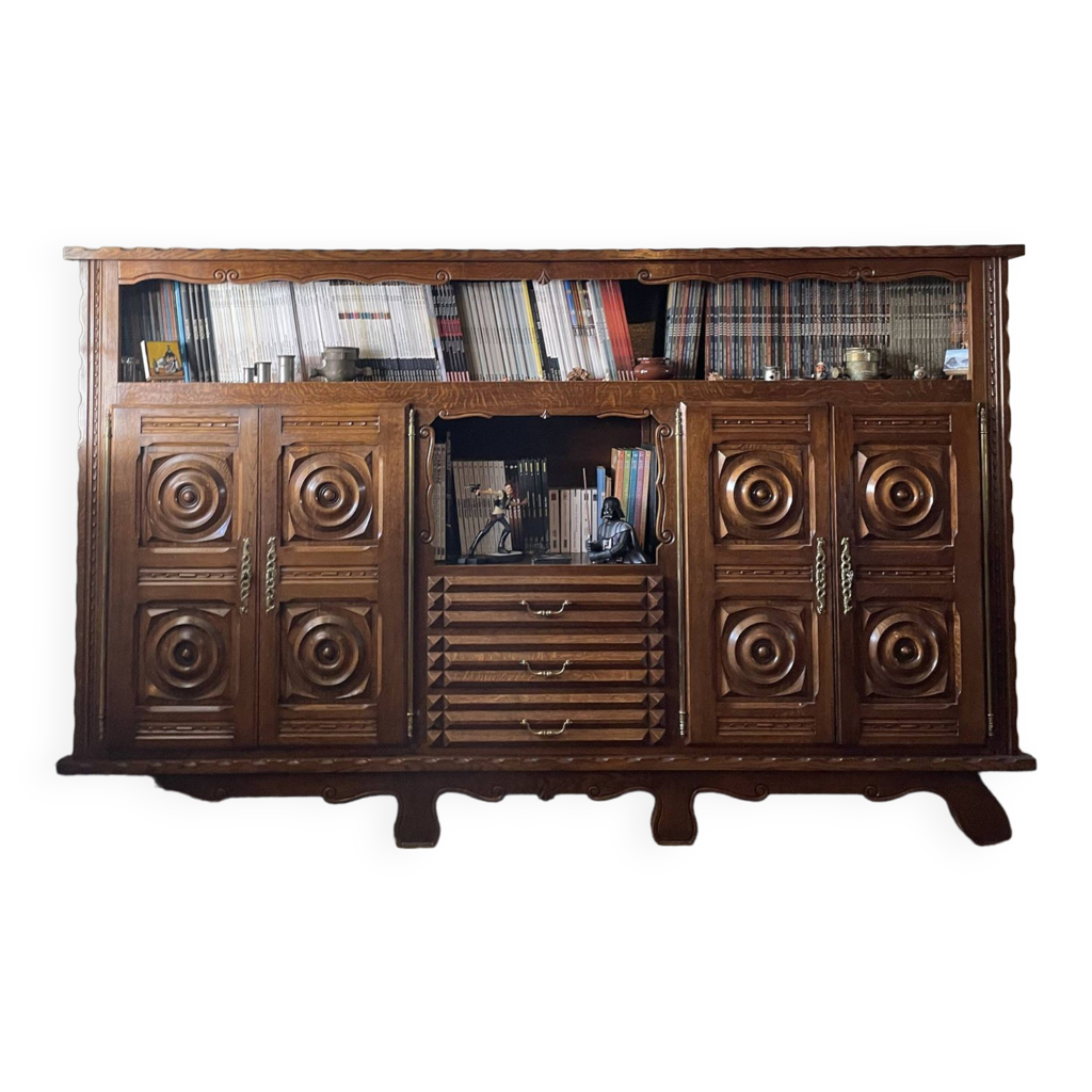 Buffet chêne massif style basque | Selency