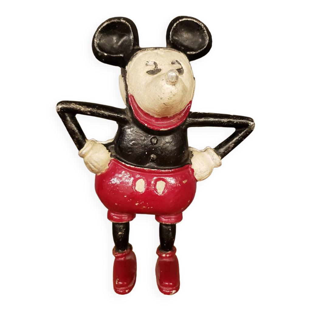 Tirelire Mickey en fonte des années 1930 | Selency