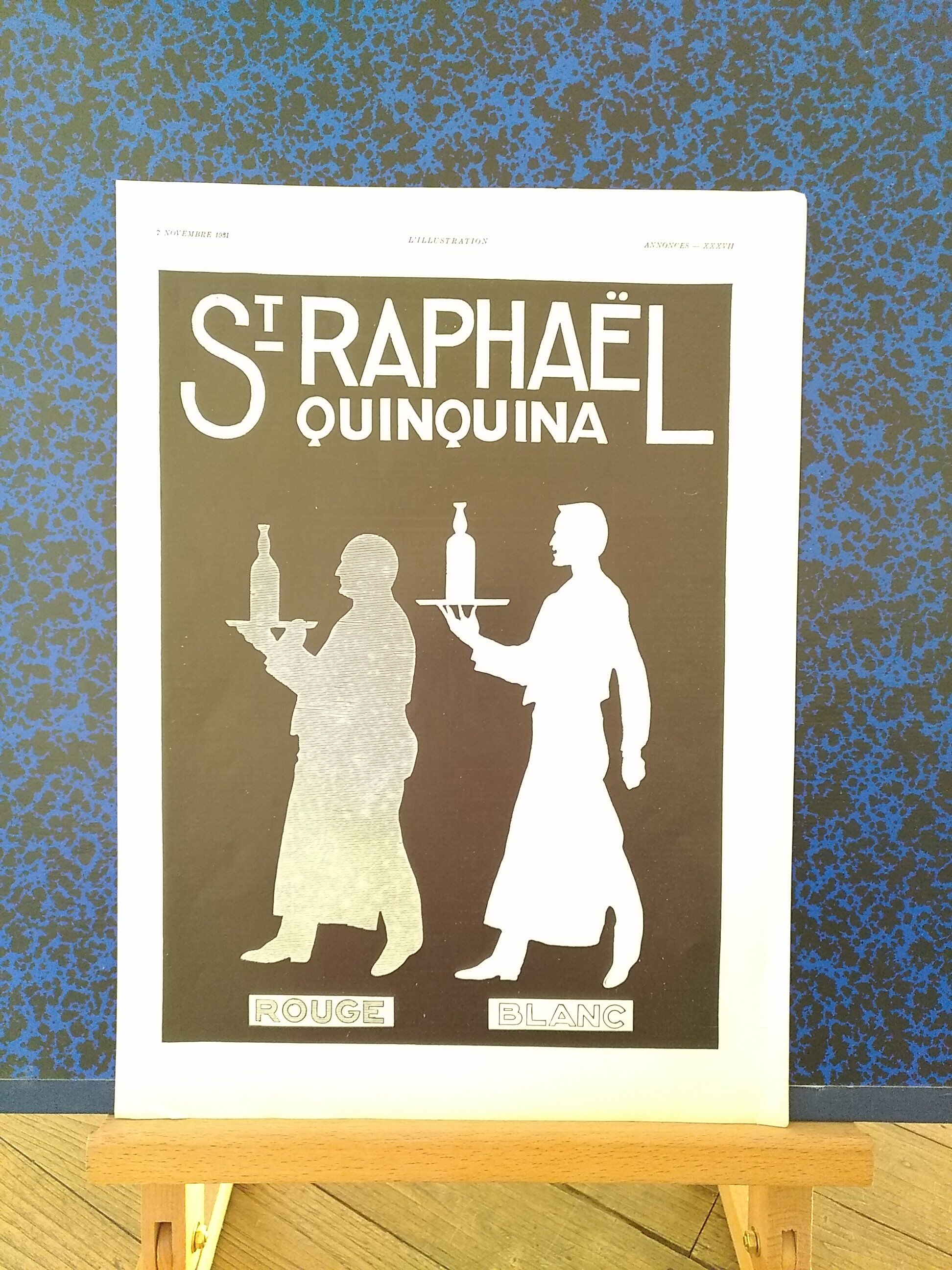 Une publicité papier apéritif St -Raphael | Selency