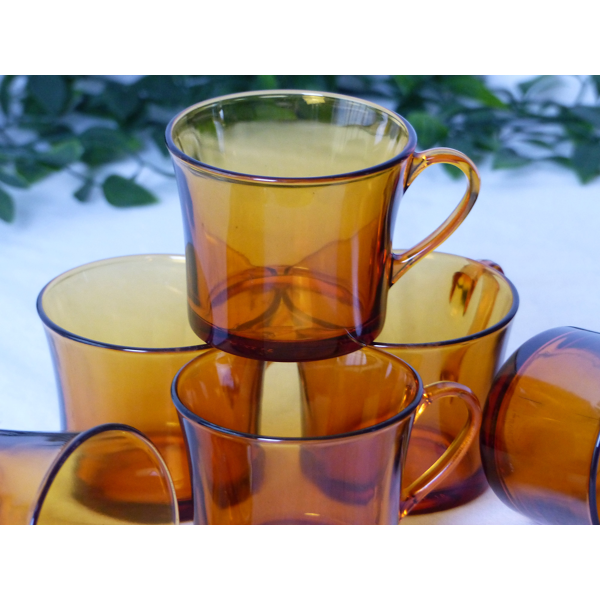 Set De 6 Tasses Et Sous Tasses Duralex Selency