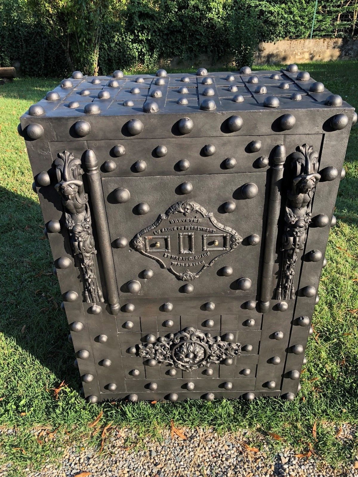 Coffre fort old safe cassaforte tresor charf Marseille big | Selency