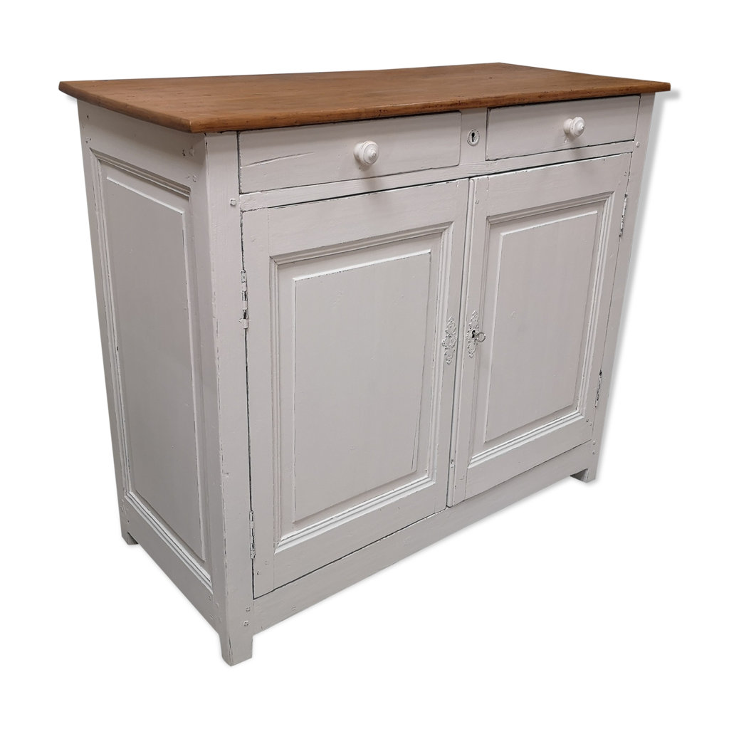 Buffet ancien parisien patine 1900 XIX ème shabby chic gustavien loft ...