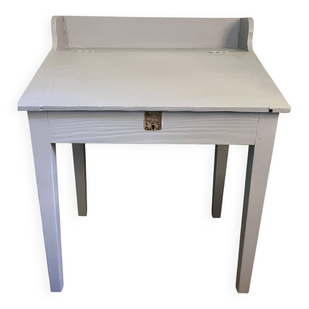 Petit bureau enfant vintage gris | Selency