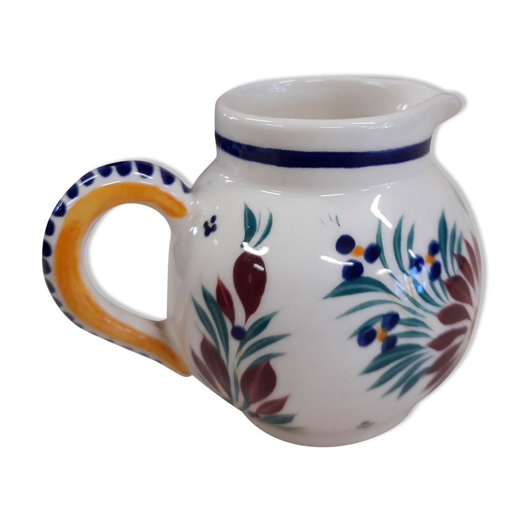 Pichet en faïence d'Henriot Quimper | Selency
