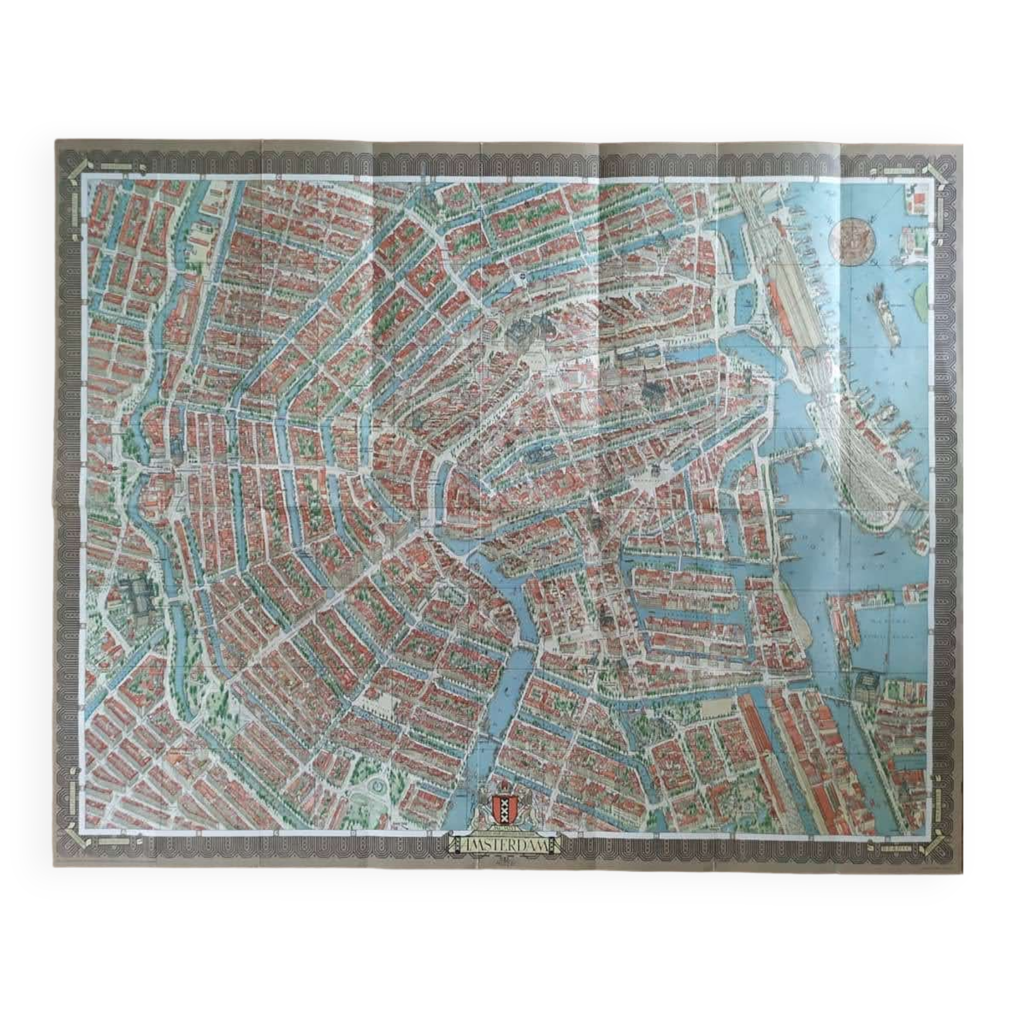 Carte / Plan d'Amsterdam | Selency