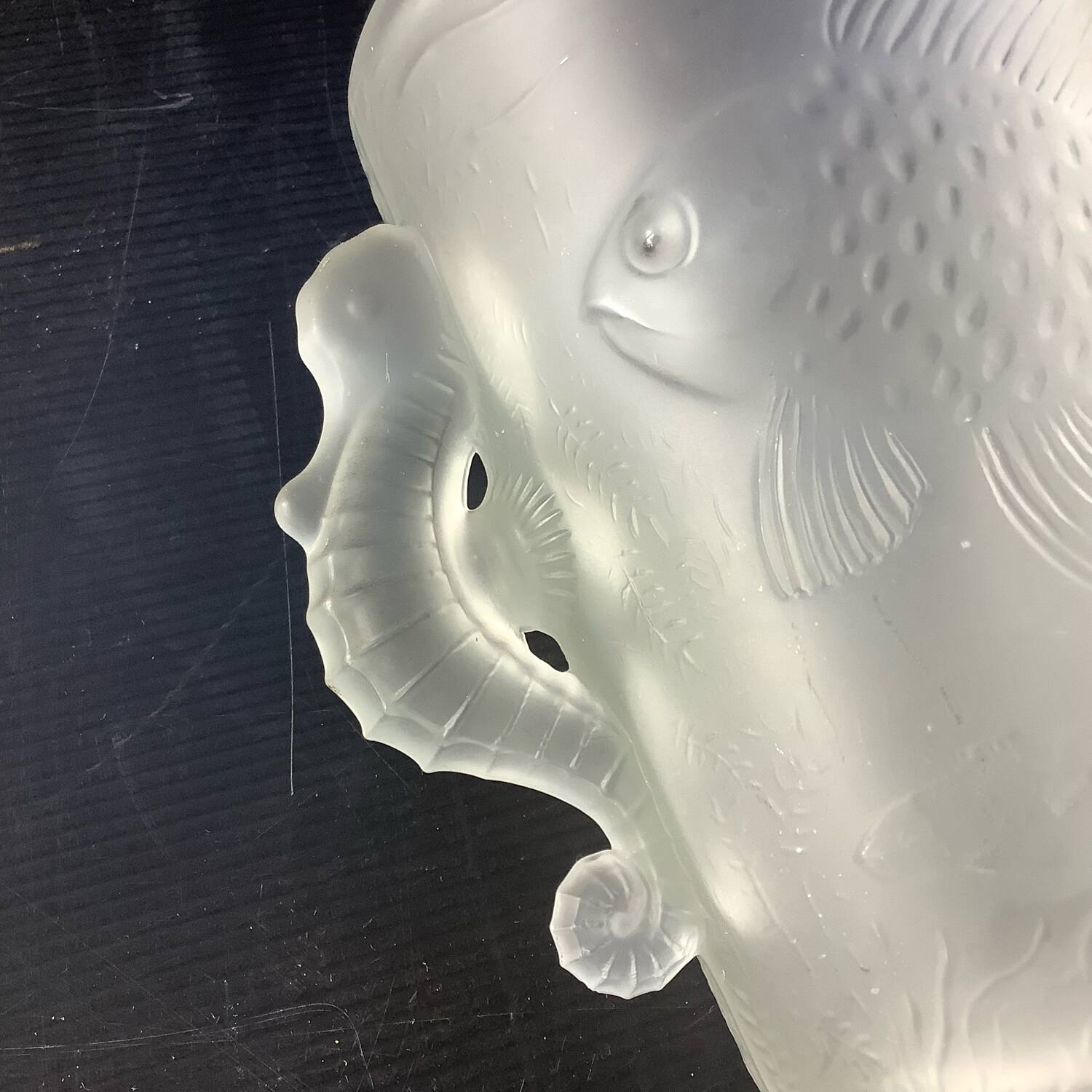 Barolac Vase hippocampe Josef Inwald Barolac Bohème Art Déco 1930 Verr ...