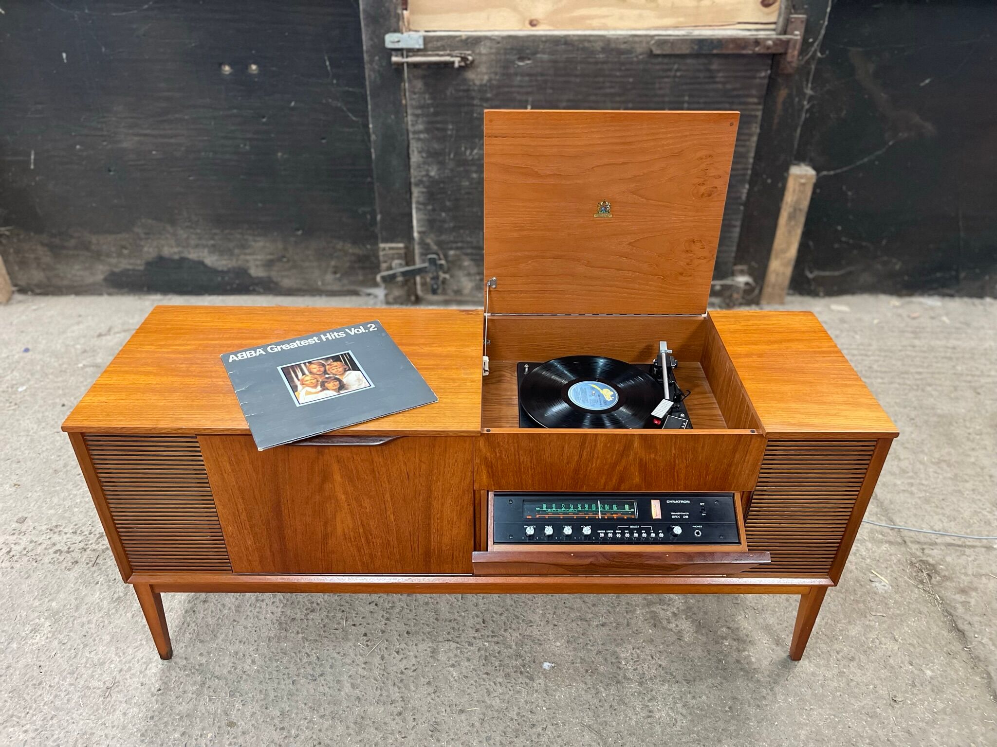 Teak enfilade - turntable, Dynatron - 60s - 60s - Record player ...