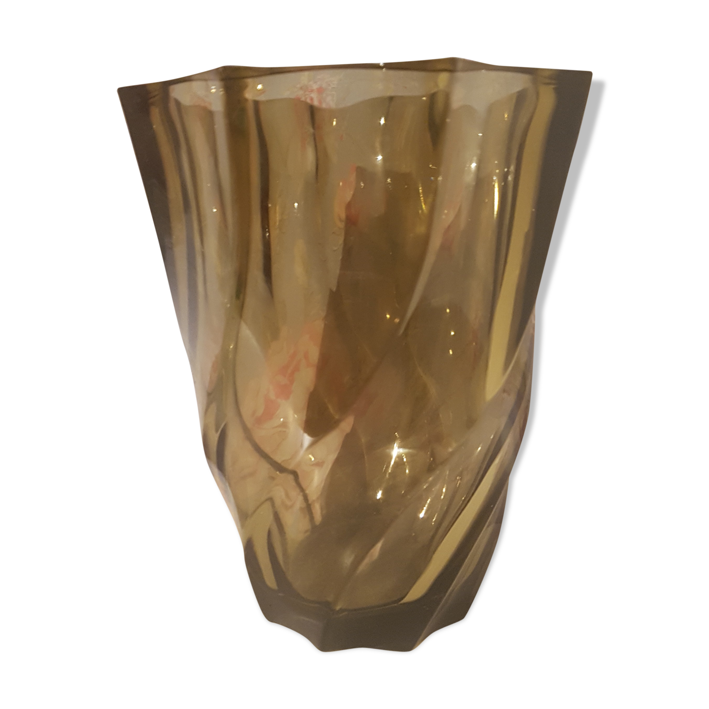 Vase noir fumé arcopal | Selency