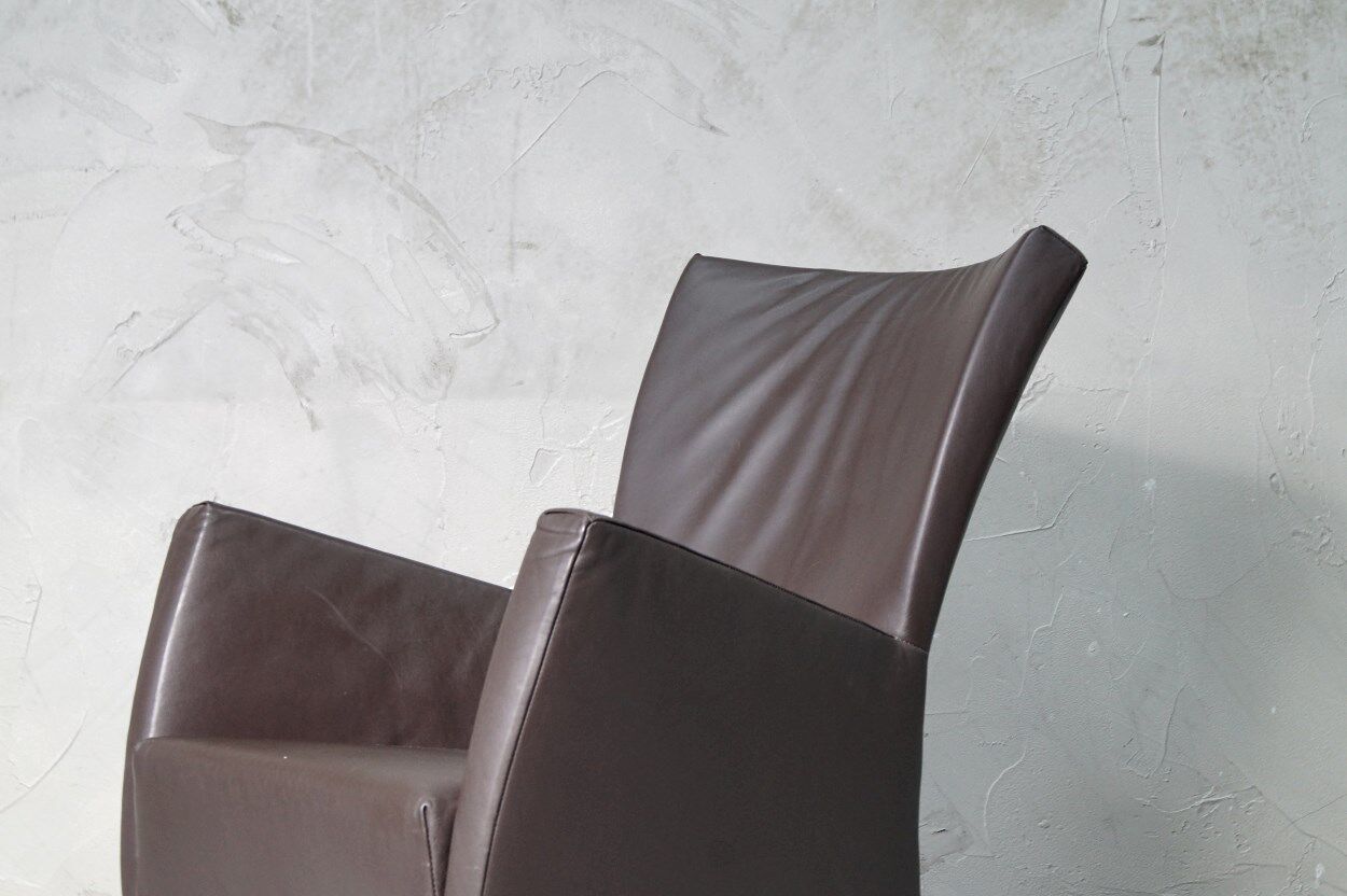 Leather Windy easy chair by Gijs Papavoine for Montis, 1990s | Selency