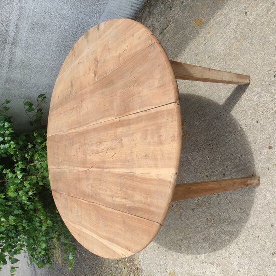 Table ancienne ovale rabattable | Selency